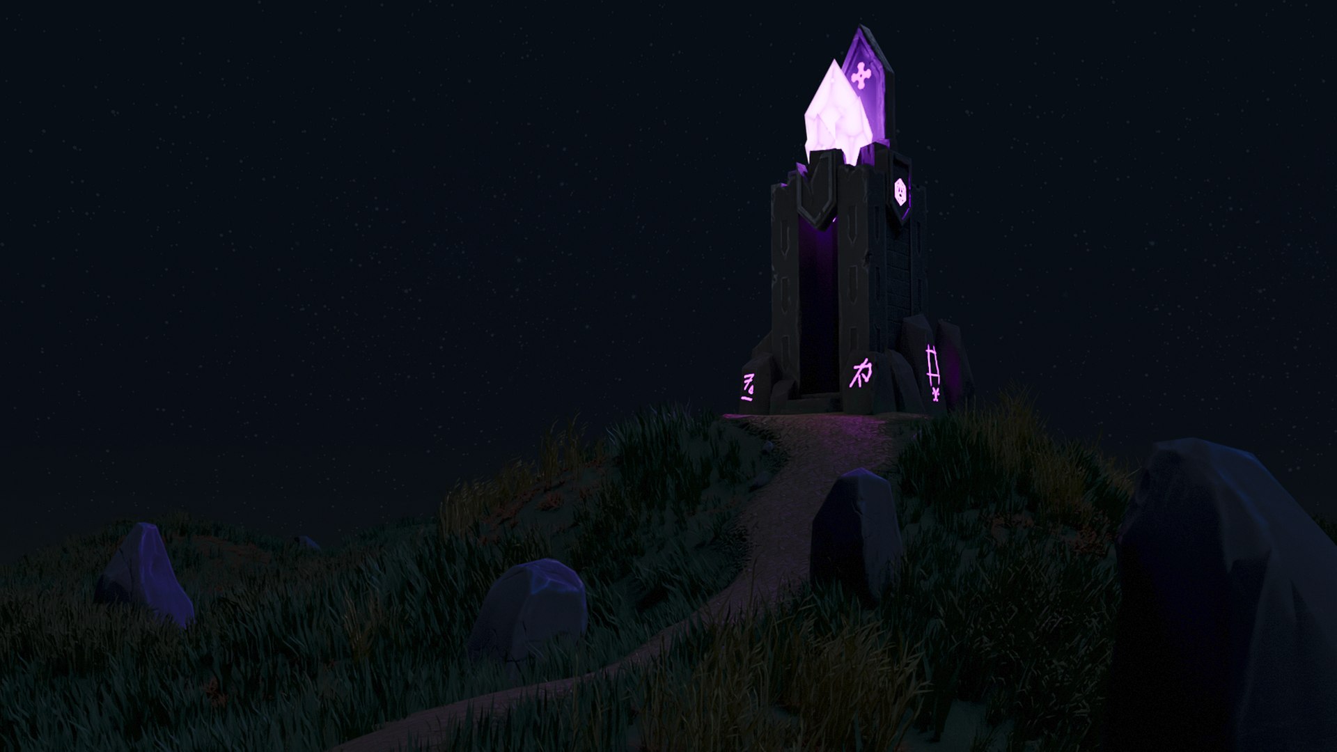 Free Stylized Magic Tower Model - TurboSquid 1972690