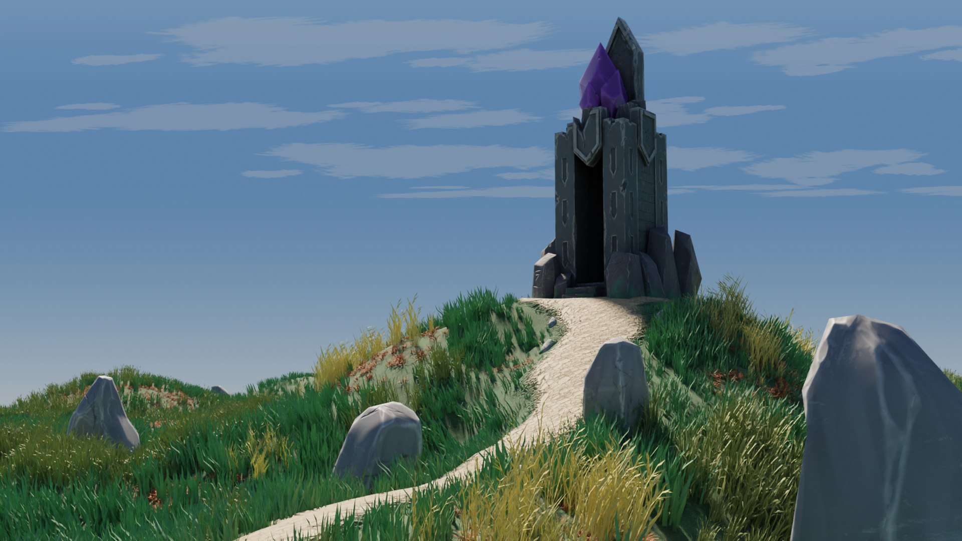 Free Stylized Magic Tower Model - TurboSquid 1972690