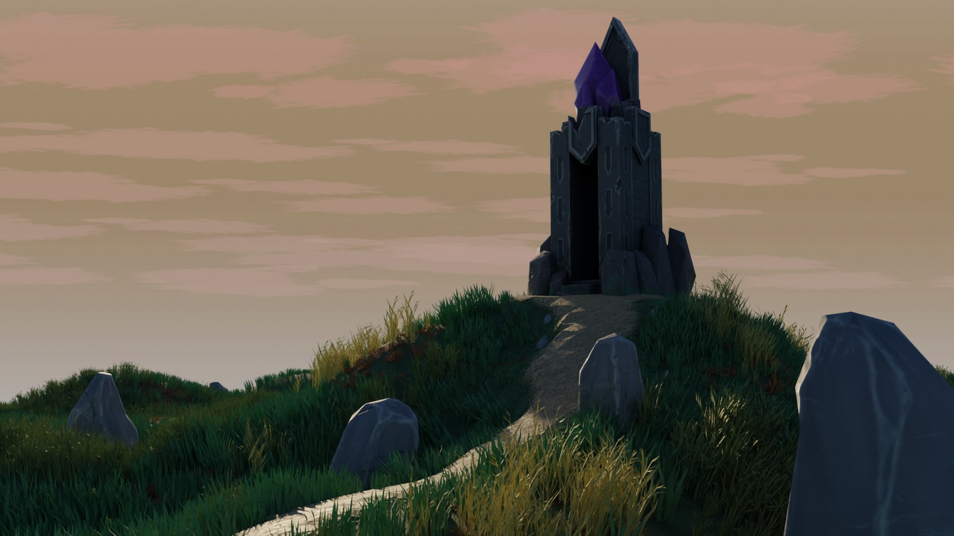 Free Stylized Magic Tower Model - TurboSquid 1972690