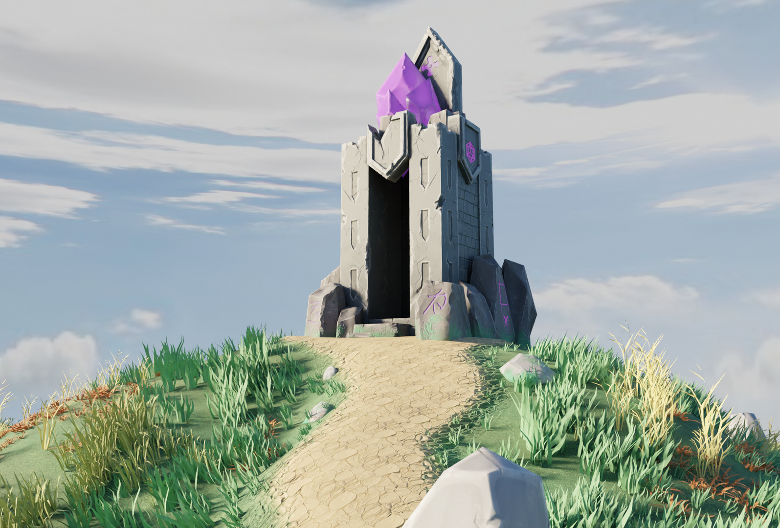 Free Stylized Magic Tower Model - TurboSquid 1972690