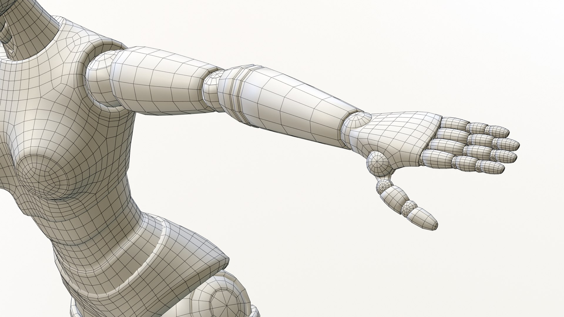 3D Blue Robot Woman - TurboSquid 1710800