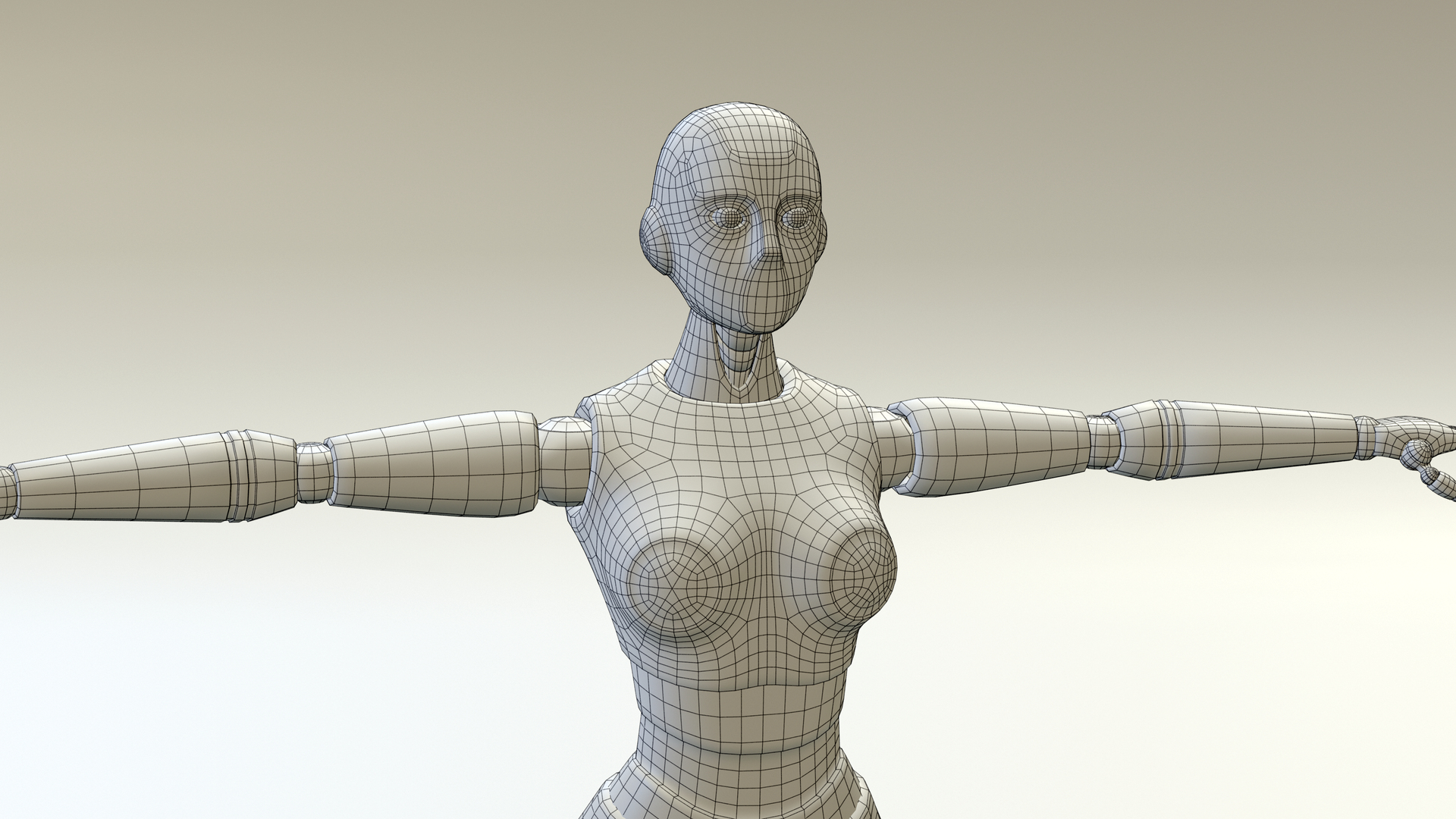 modelo 3d Mujer robot azul - TurboSquid 1710800