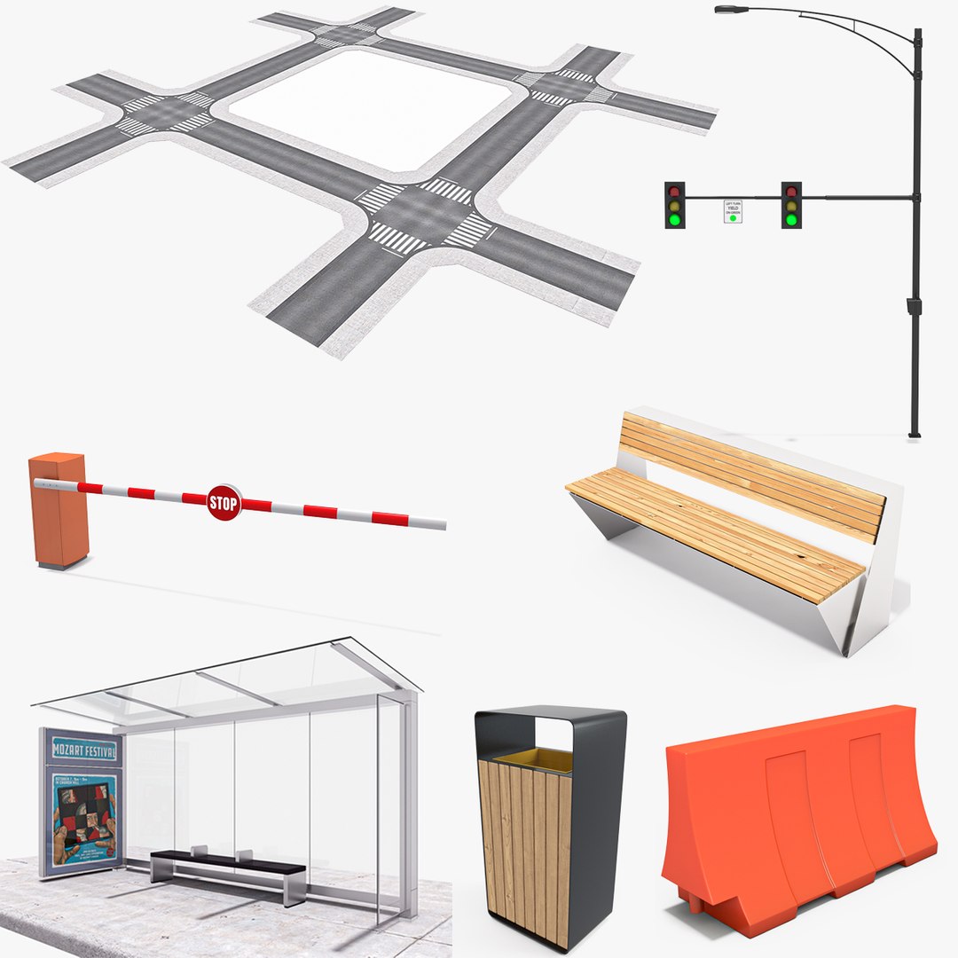 3D City props - TurboSquid 2165891