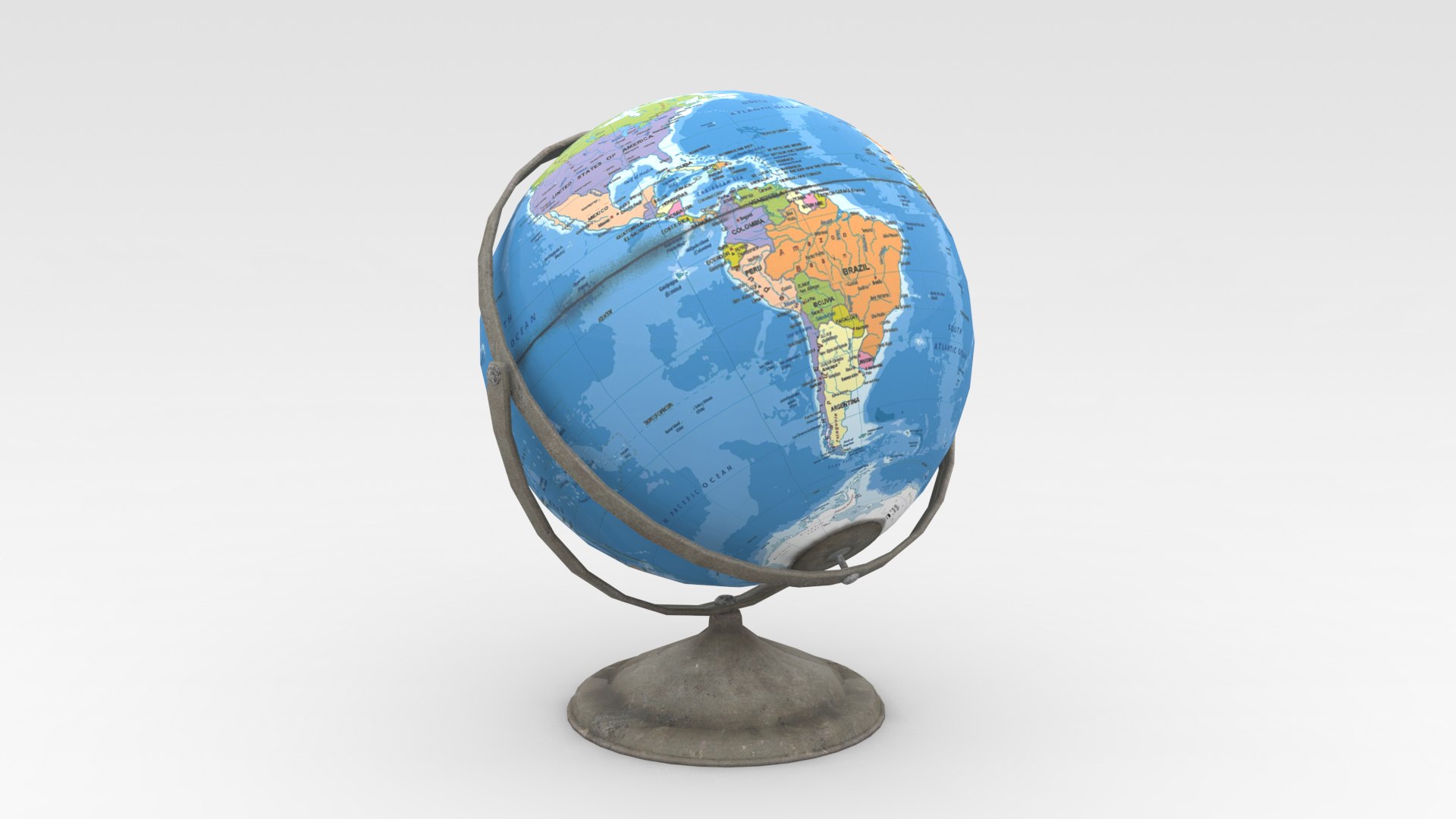 Globe Model - TurboSquid 1809561