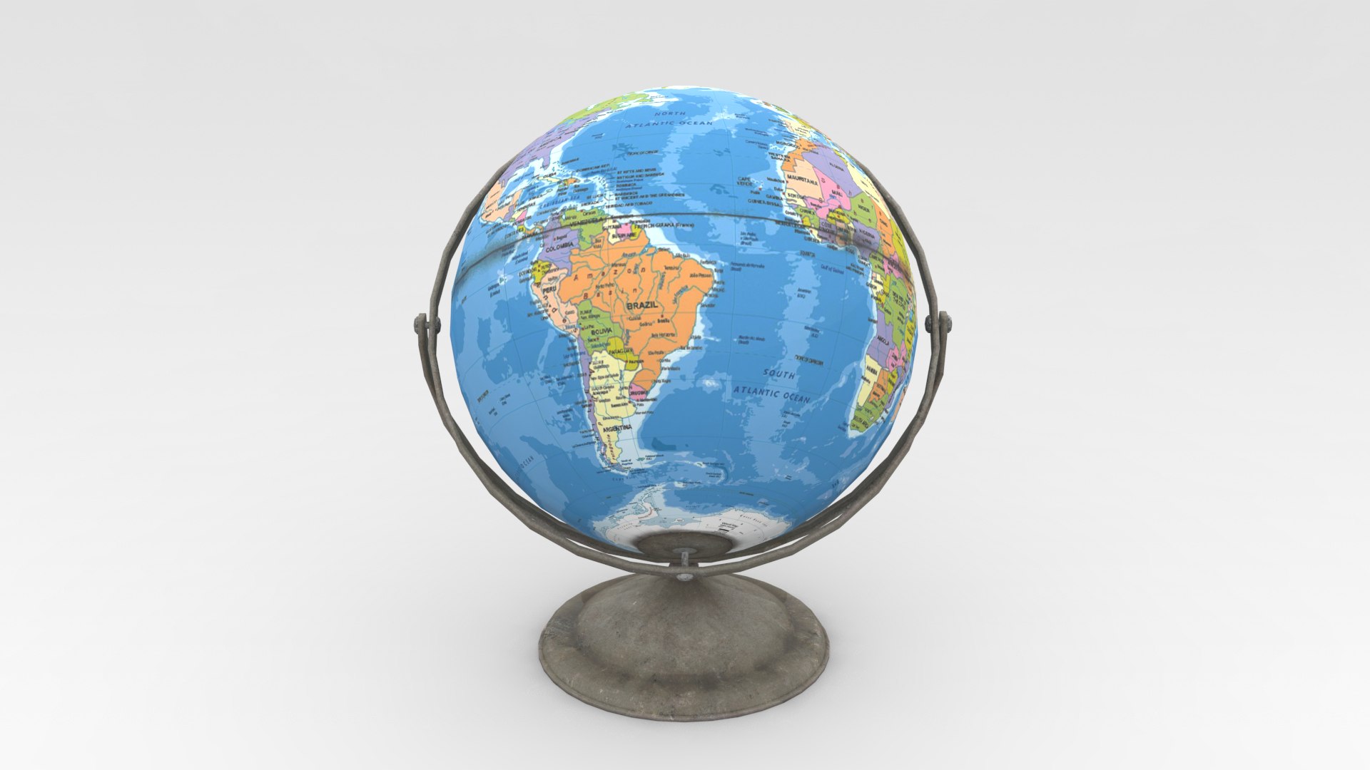 Globe Model - TurboSquid 1809561
