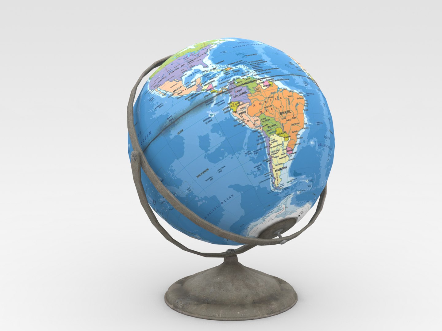 Globe Model - TurboSquid 1809561