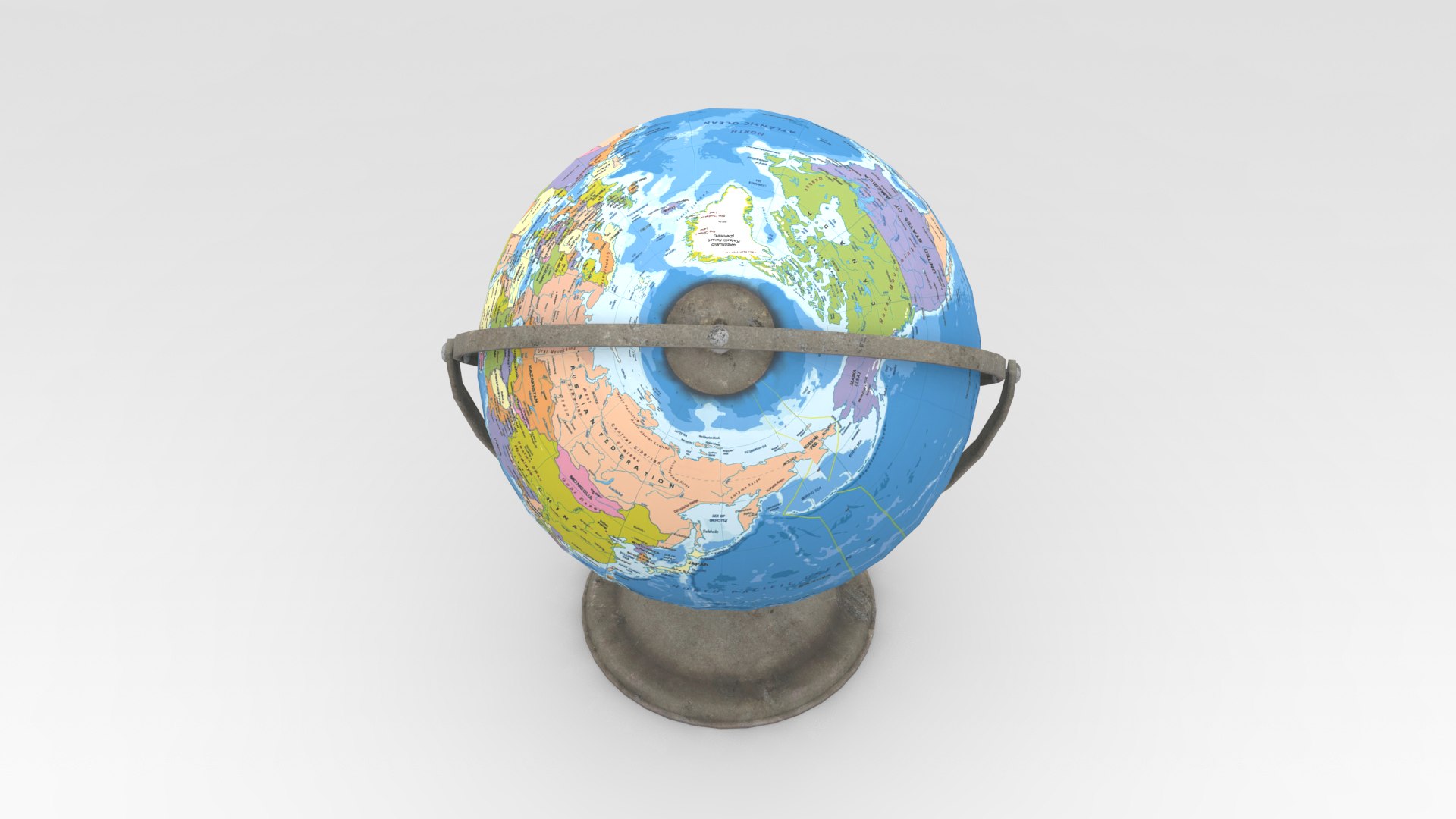 Globe Model - TurboSquid 1809561
