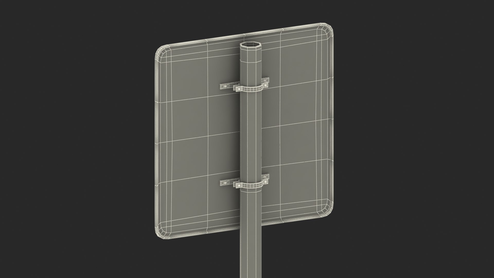 3D Model Road Sign One Way Traffic - TurboSquid 2211843