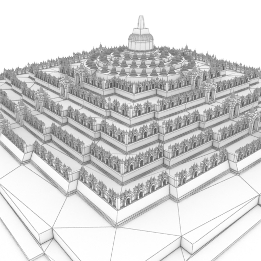 3D Borobudur Temple - TurboSquid 1207160