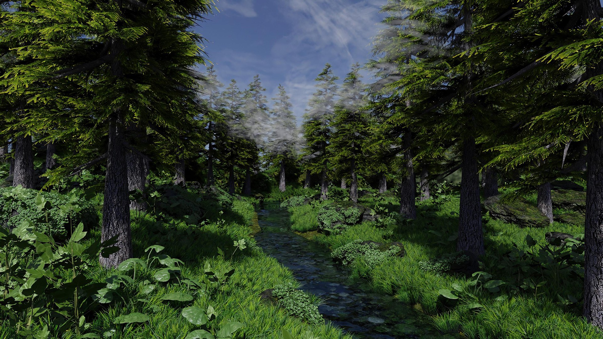 Forest Scenes 3D Model - TurboSquid 1705028