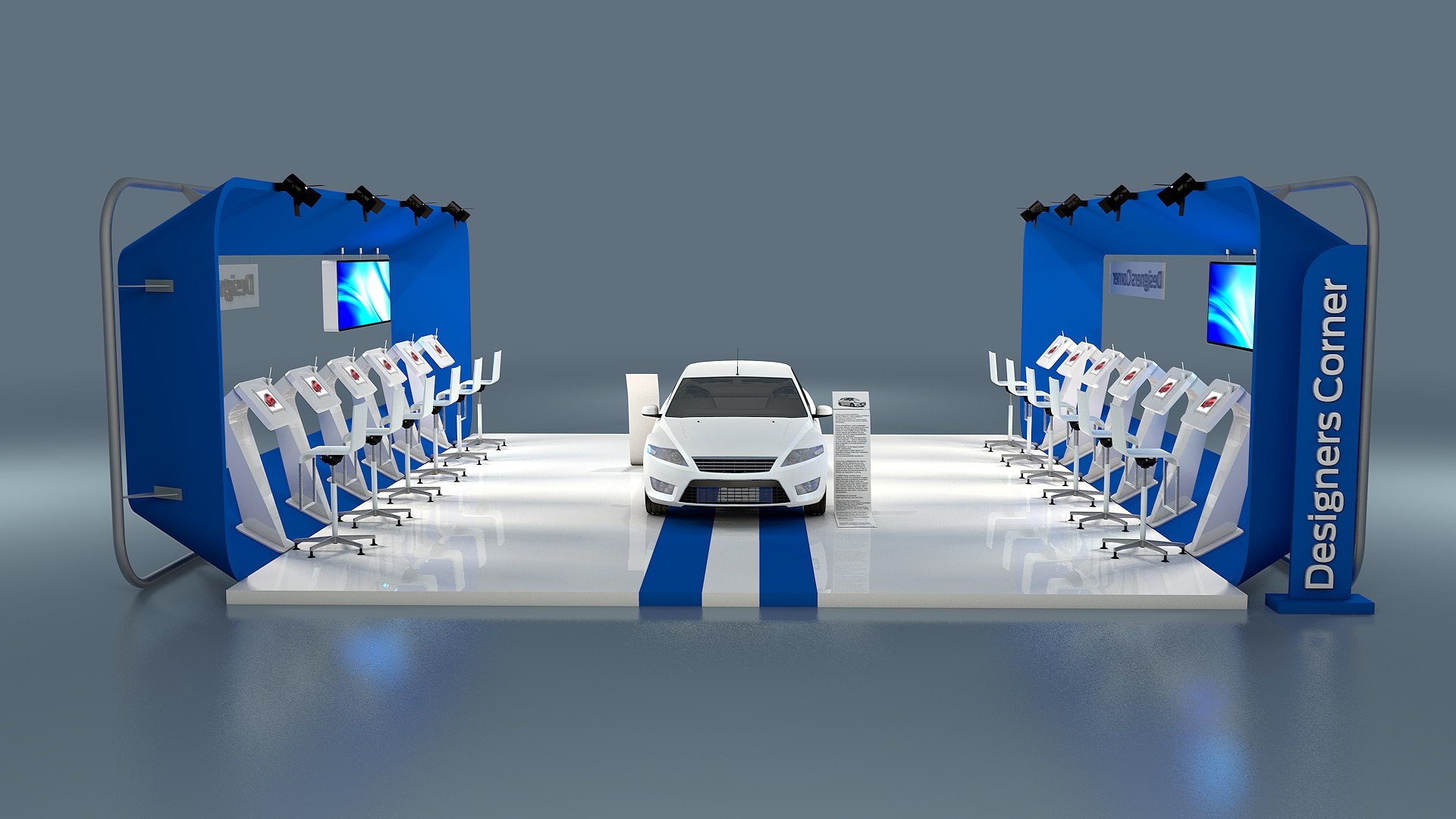 3D Exhibition Car Model - TurboSquid 1657518