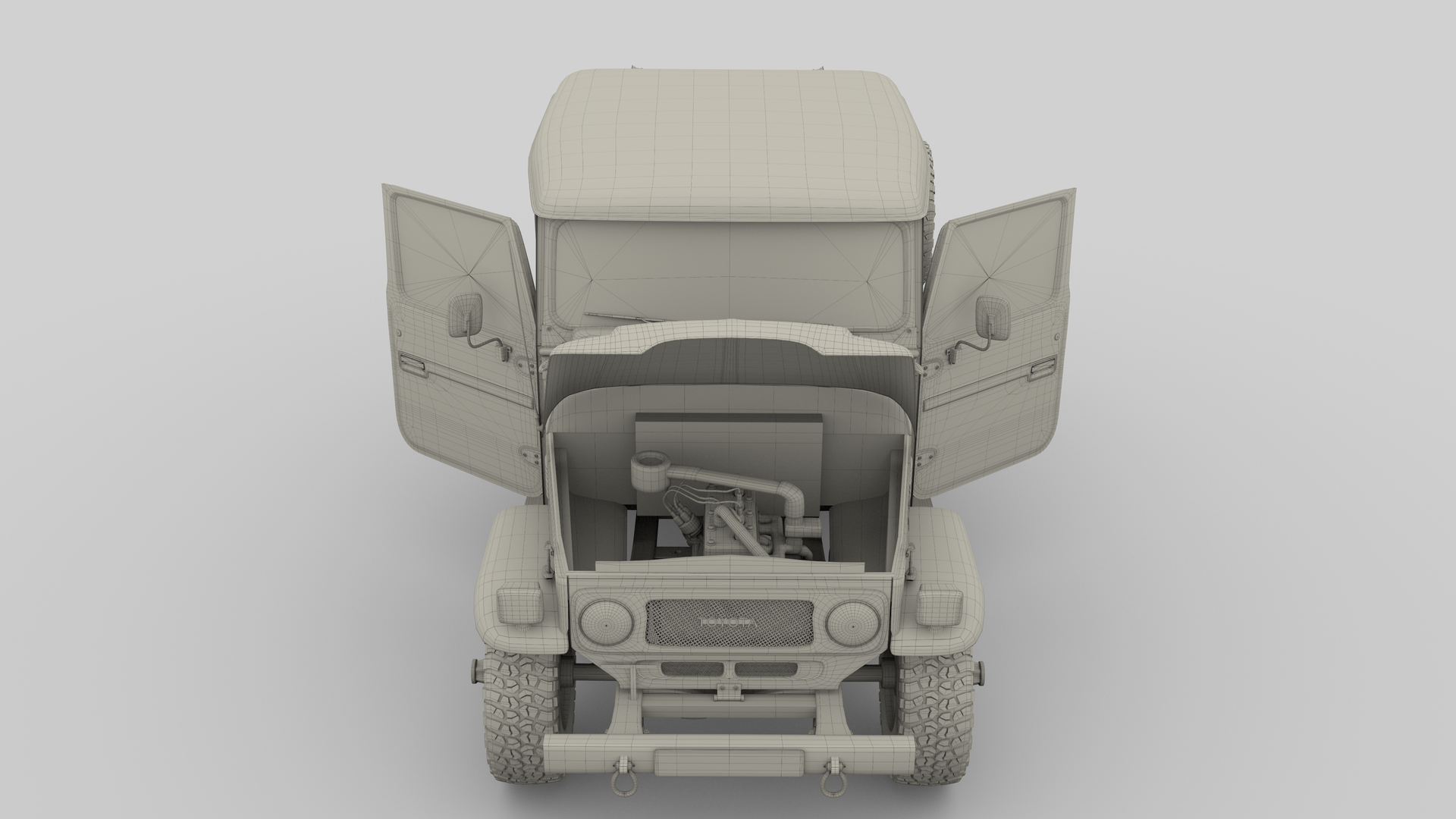 3D toyota land cruiser interior - TurboSquid 1280873