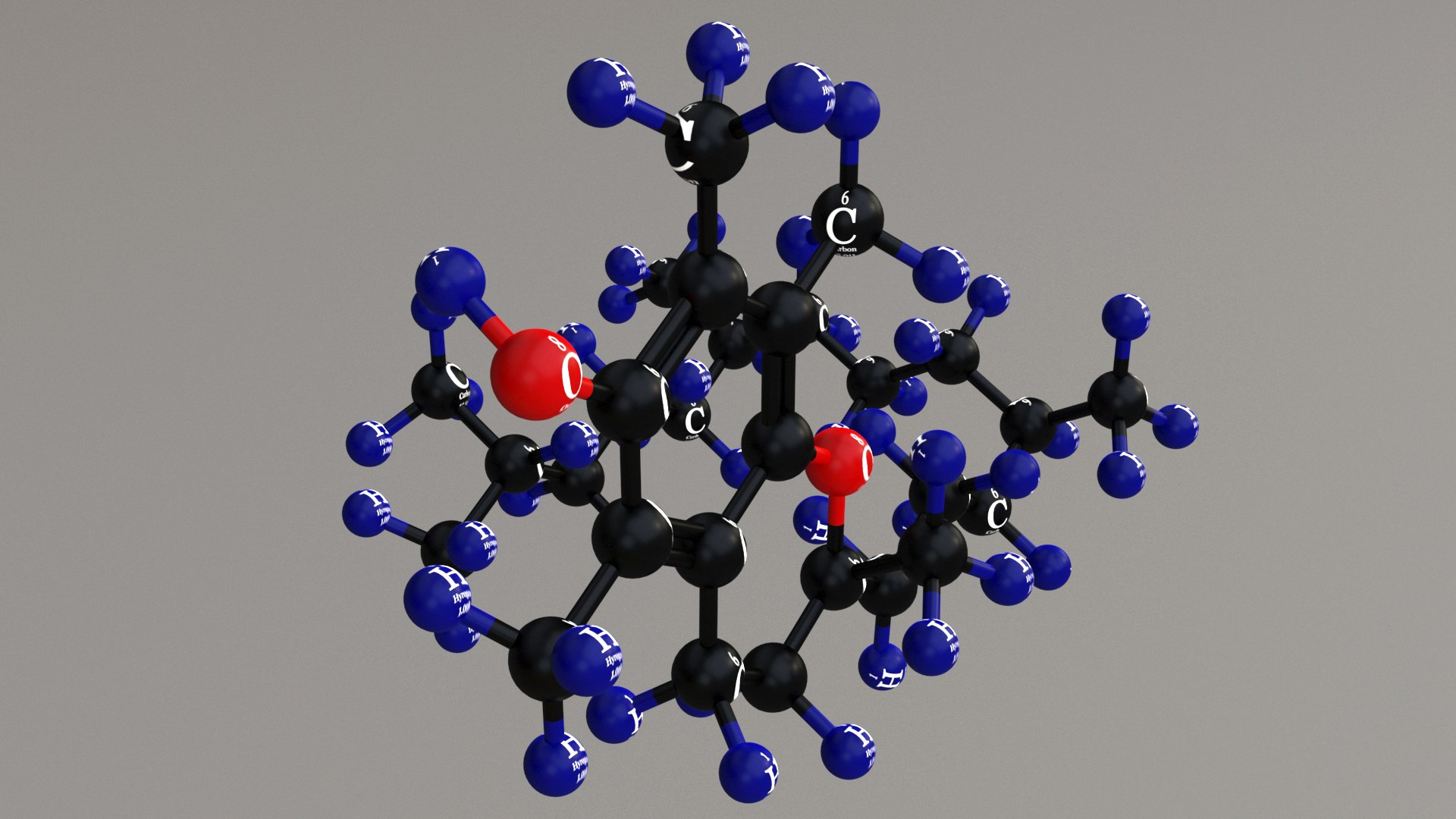 3D vitamin capsuled molecular - TurboSquid 1447845