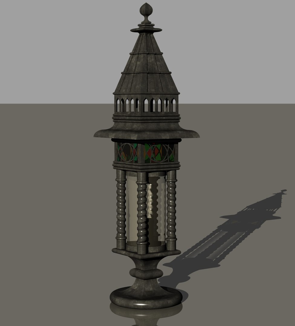 Gothic Themed Lantern 3D Model - TurboSquid 1382784