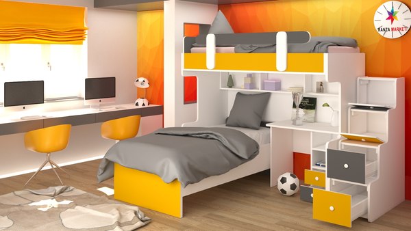 3D Kids-Bedroom Models | TurboSquid