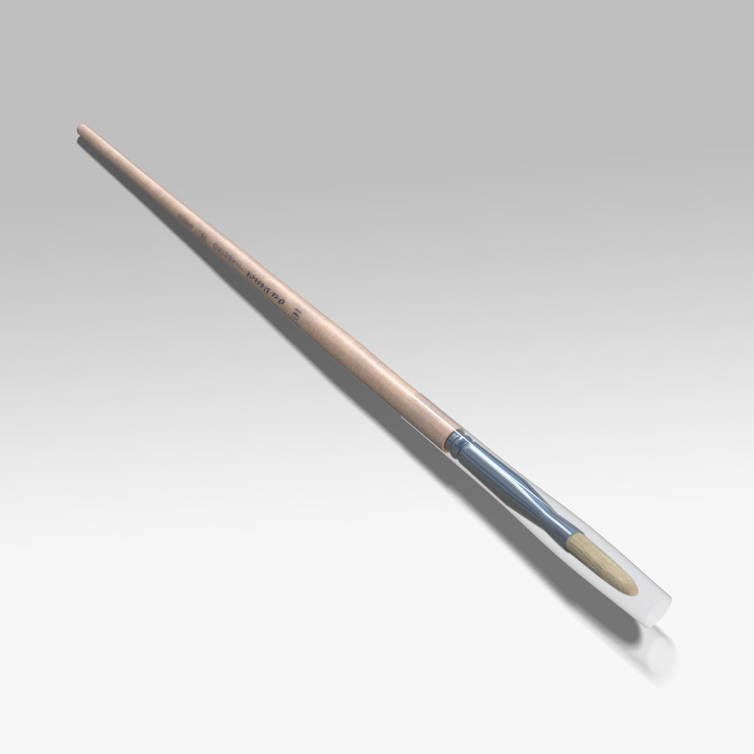 Paint Brush 3d Model