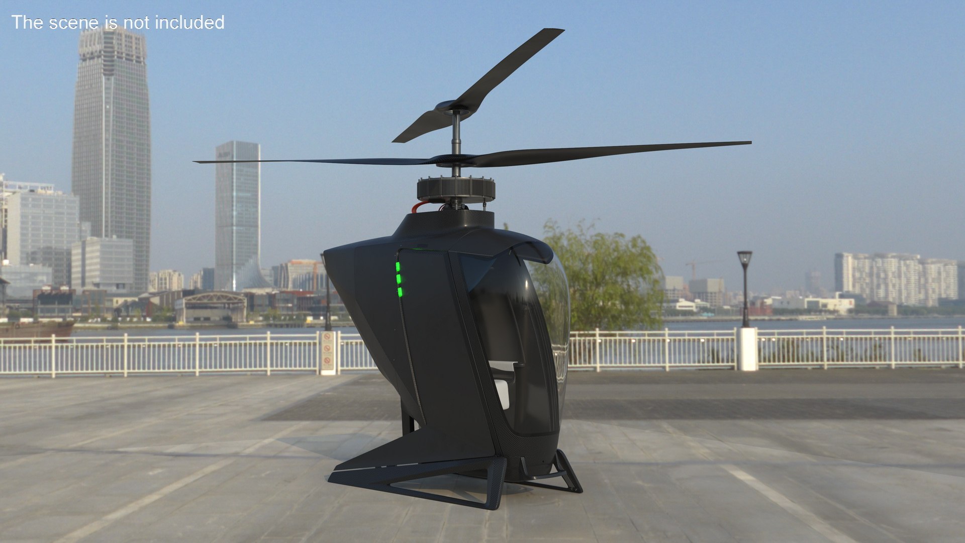 Personal Air Mobility Helicopter 3D Model - TurboSquid 2388867