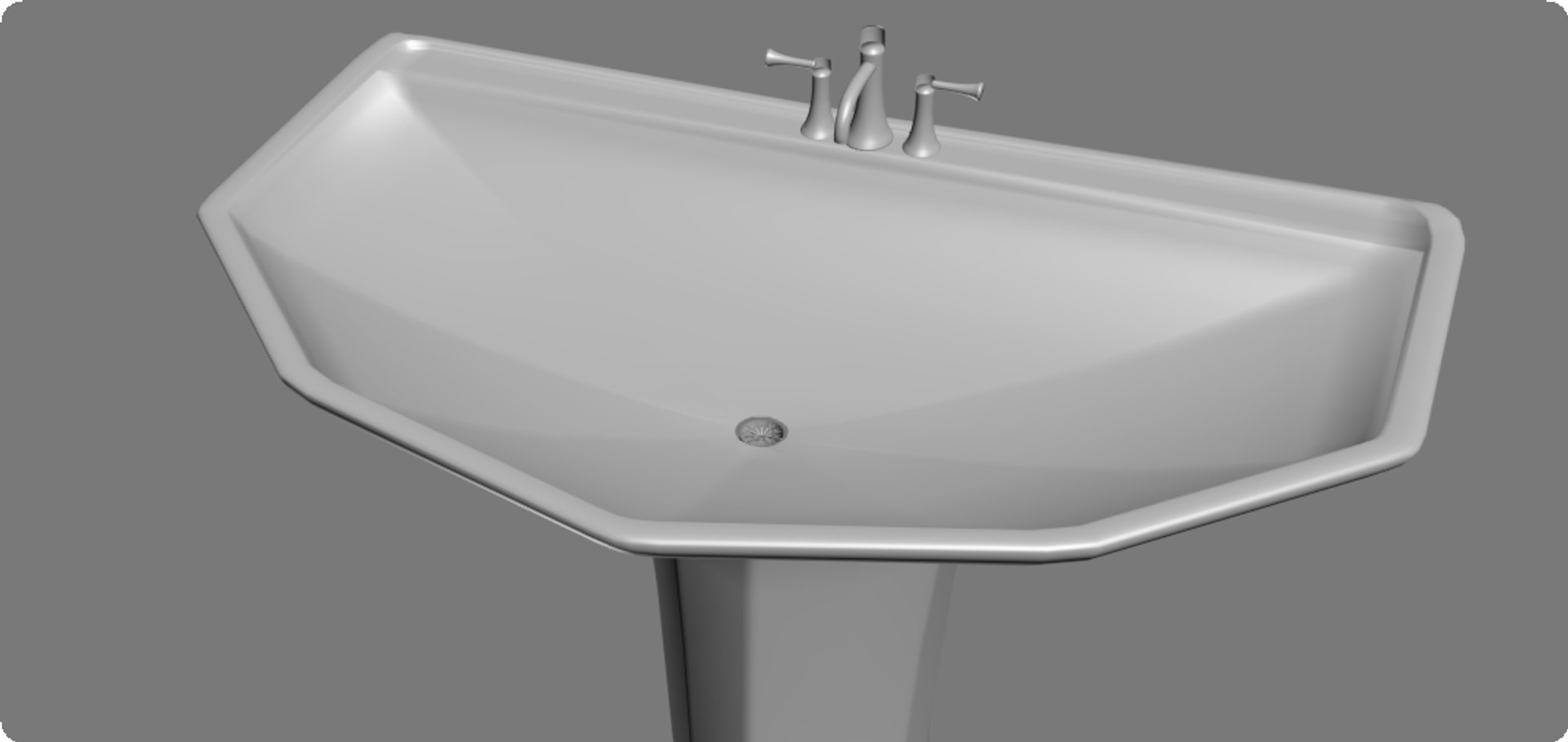 Bathroom Sink 3D Model - TurboSquid 1372843
