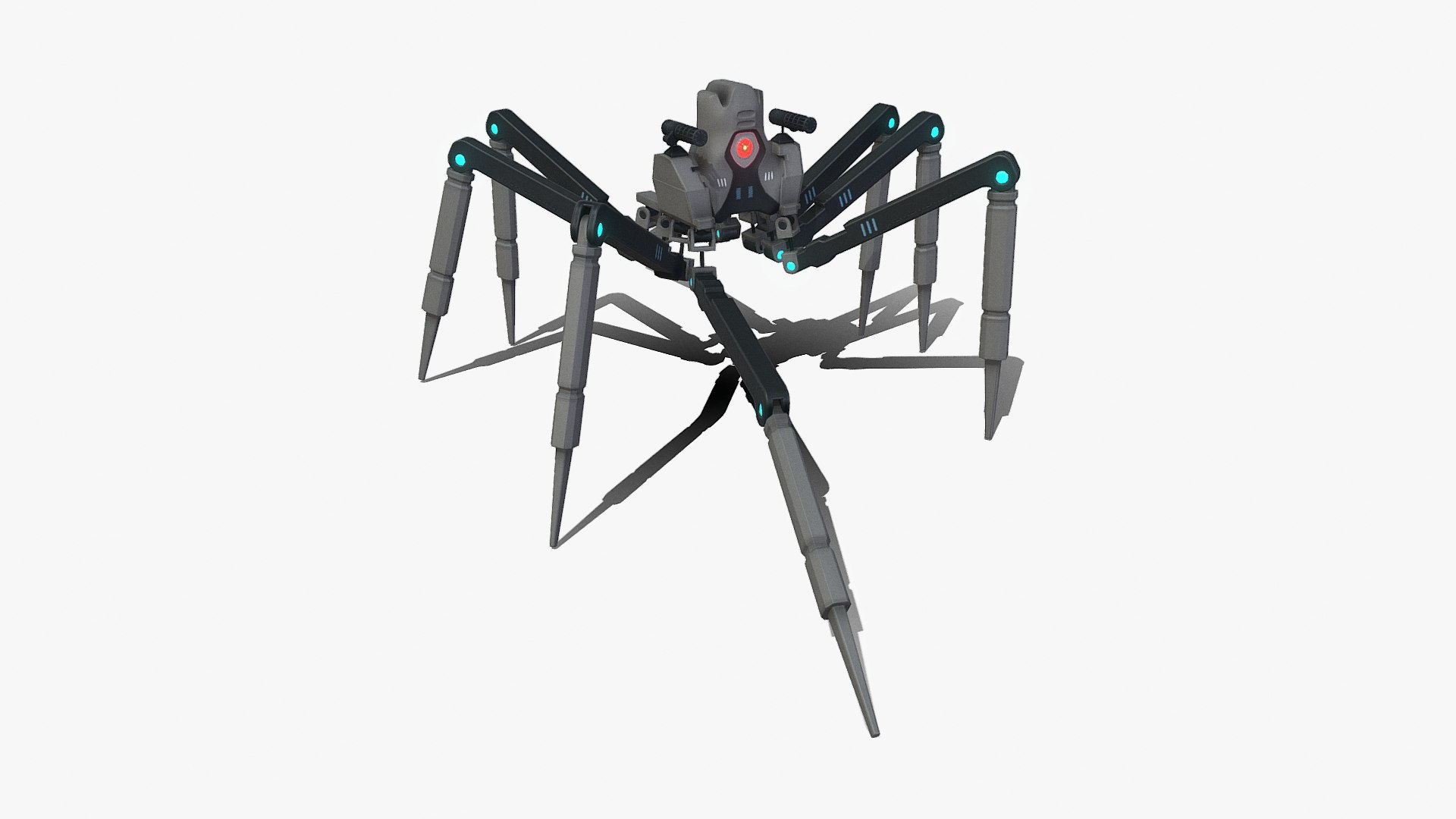 3D Spider Bot V3 Rigged And Animated Model - TurboSquid 2166065