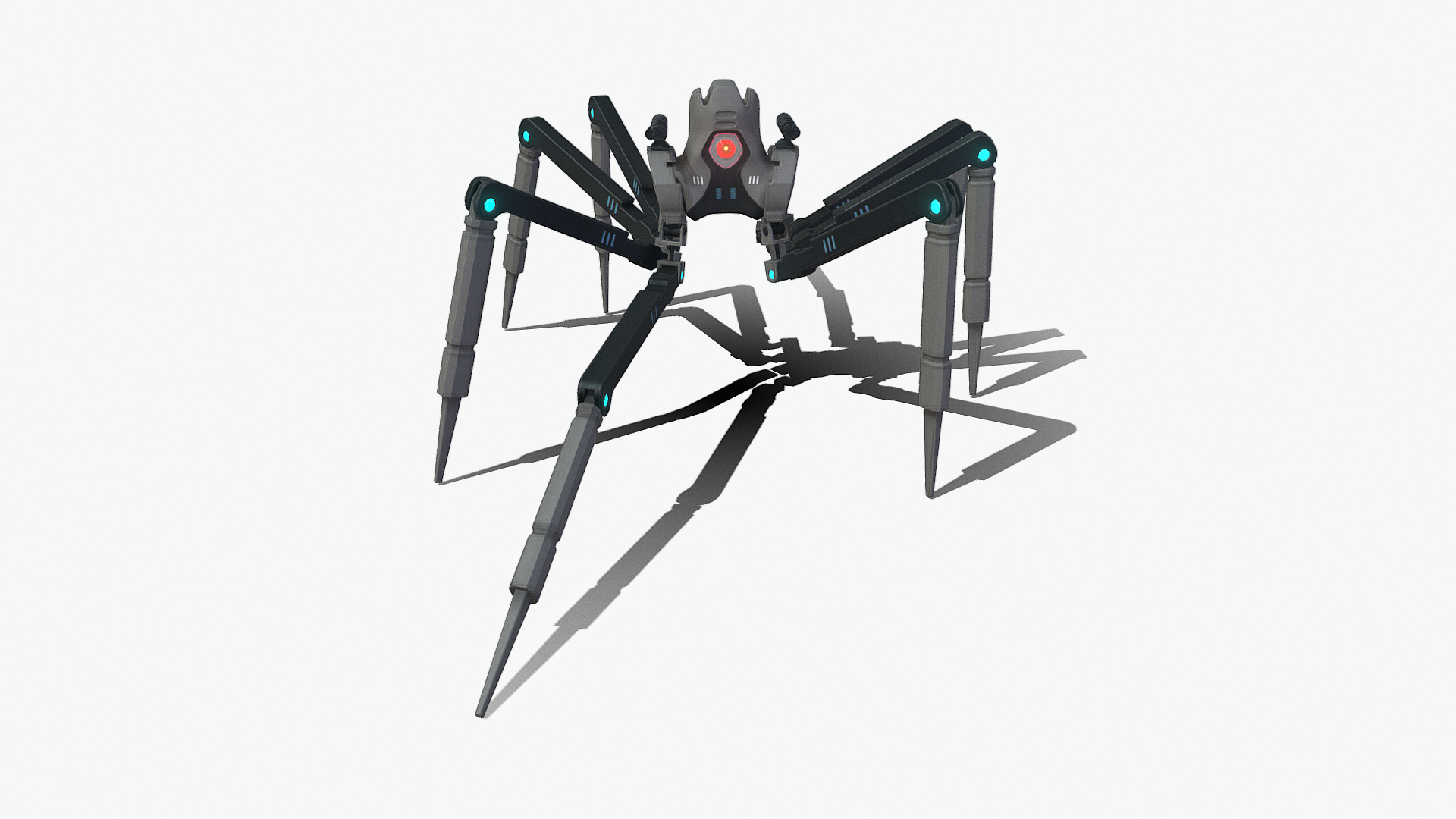 3D Spider Bot V3 Rigged And Animated Model - TurboSquid 2166065