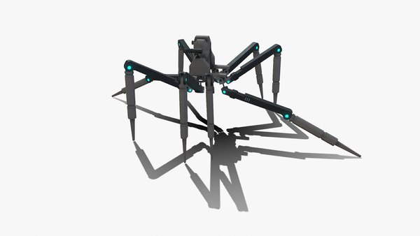 modelo 3d spider bot v3 manipulado y animado - TurboSquid 2166065