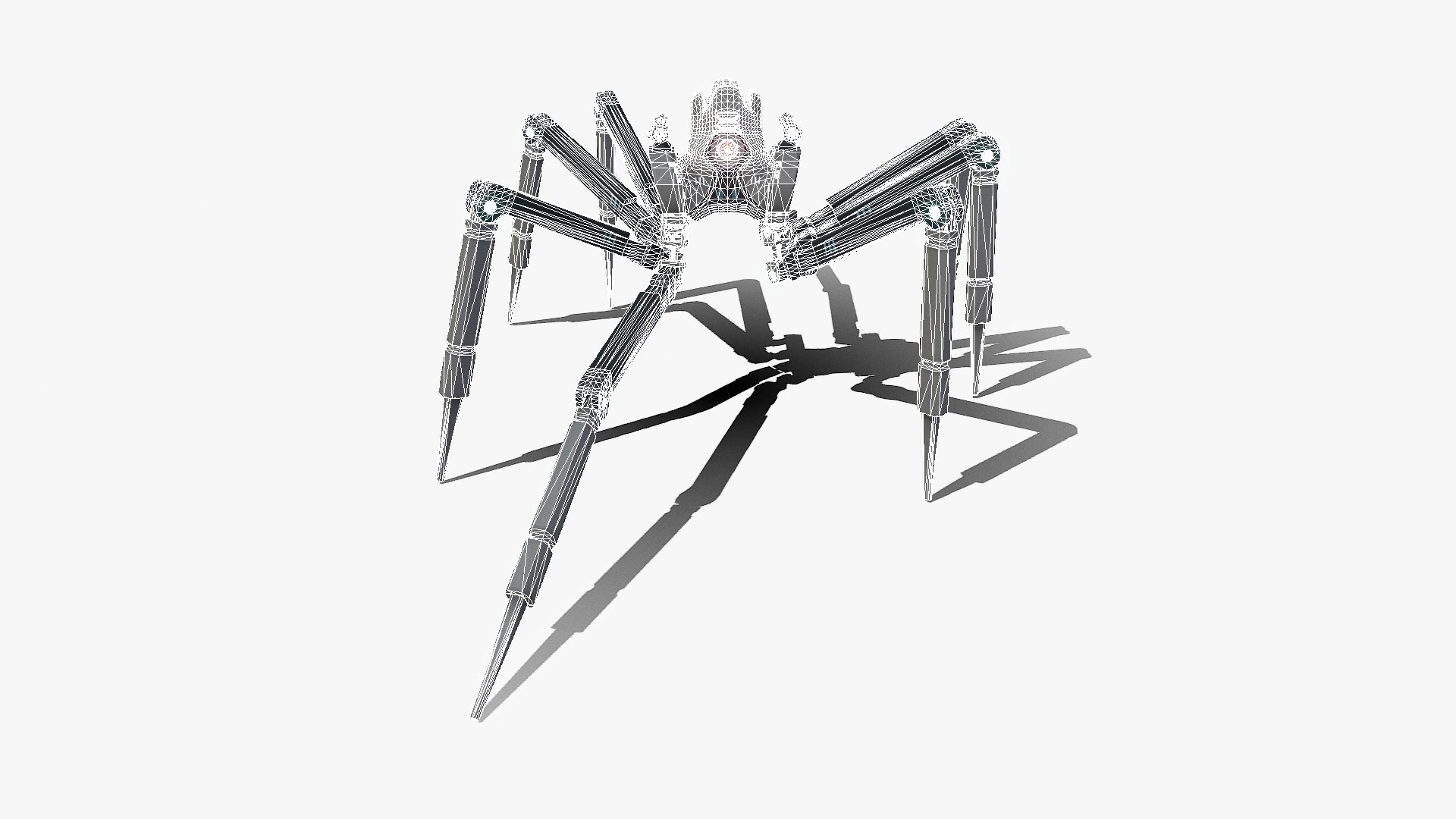 3D spider bot v3 rigged and animated model - TurboSquid 2166065