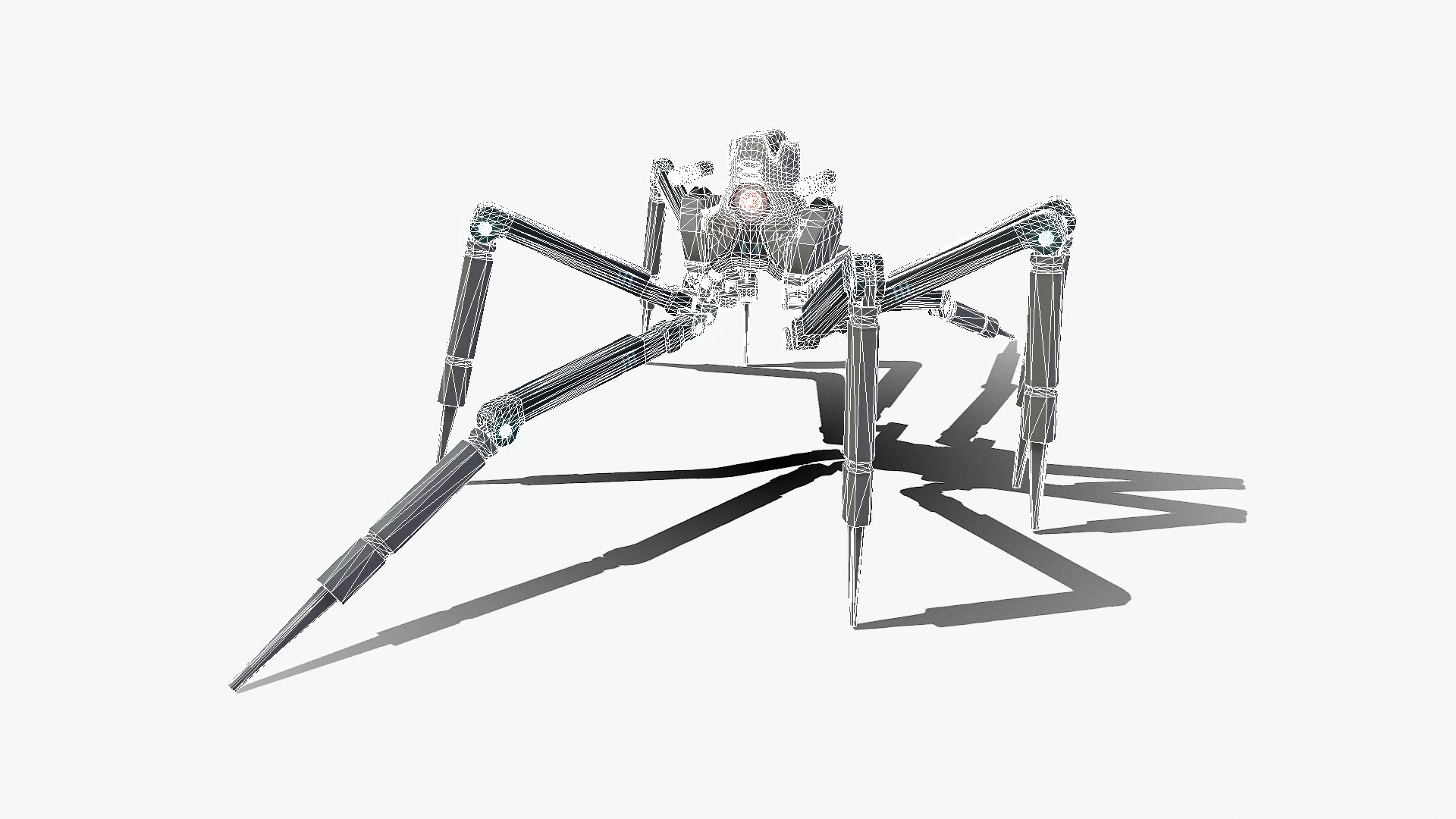 3D Spider Bot V3 Rigged And Animated Model - TurboSquid 2166065