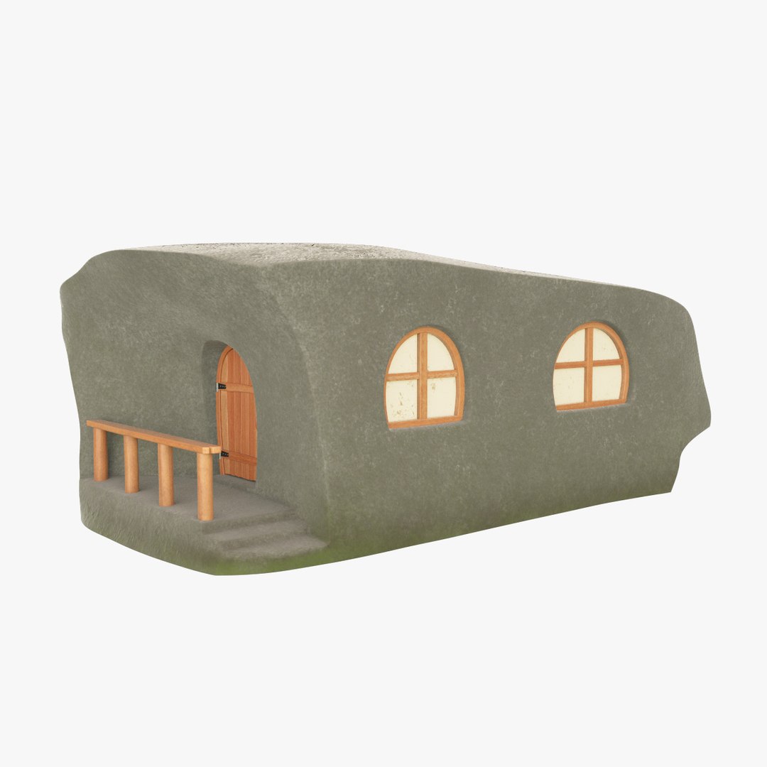 3D Model Cartoon Forest Stone House - TurboSquid 1482215