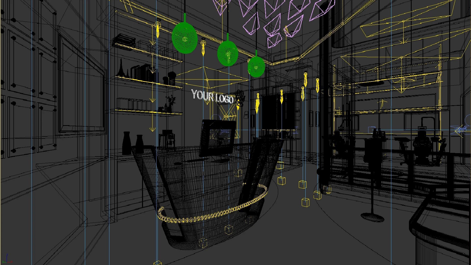 3D Dental Office Reception Area Model - TurboSquid 2226167