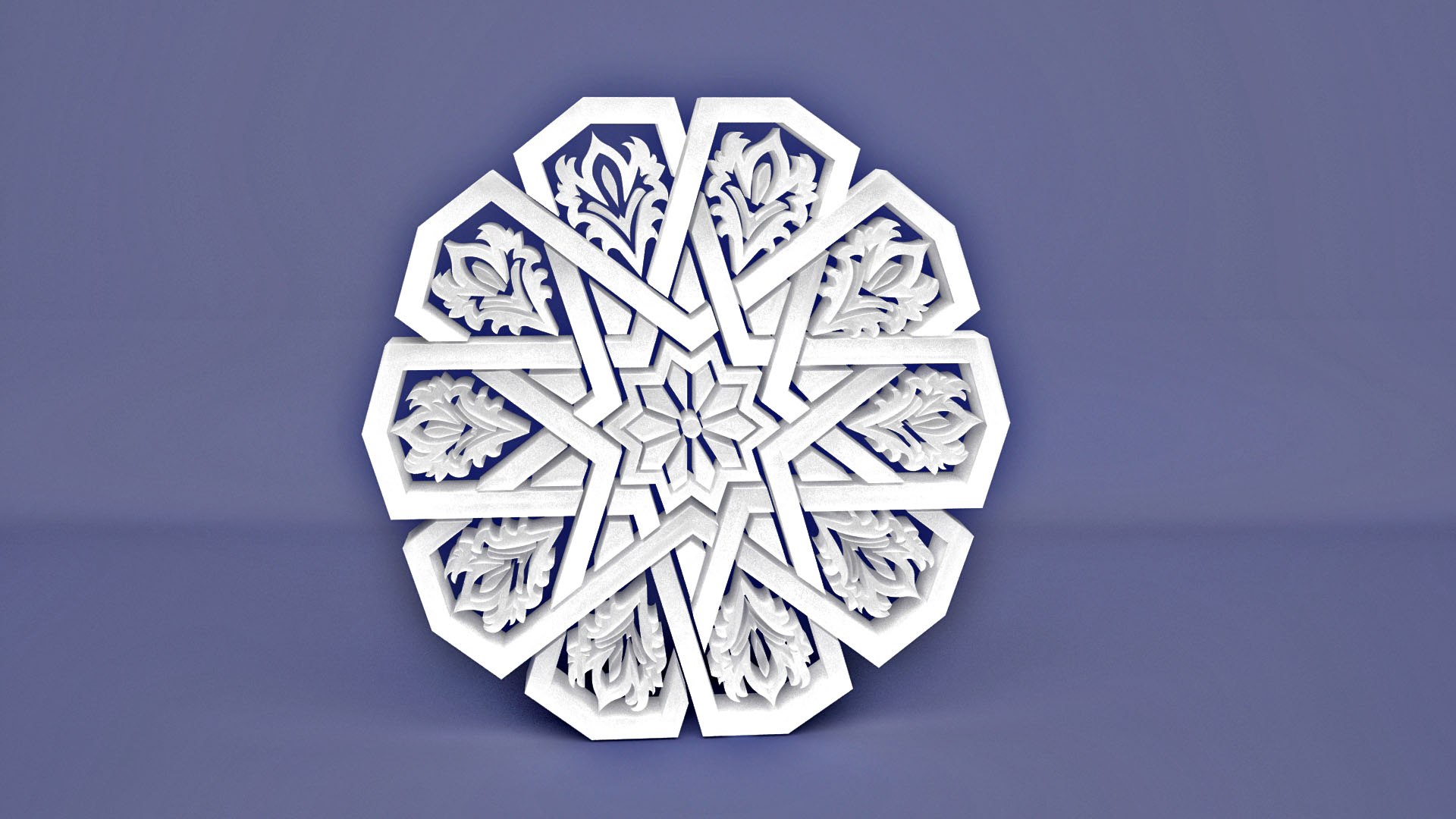 3D Islamic Pattern Model - TurboSquid 1244772