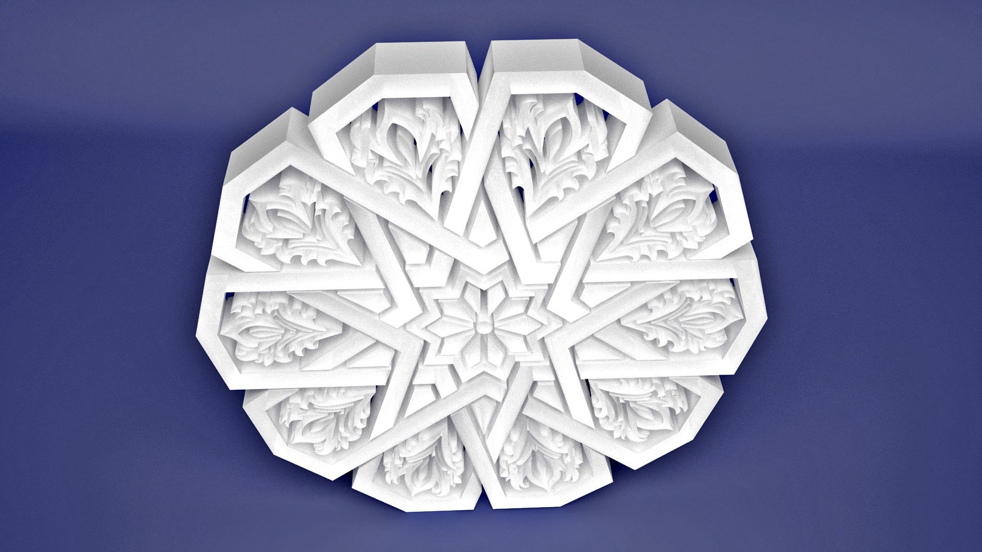 3D Islamic Pattern Model - TurboSquid 1244772