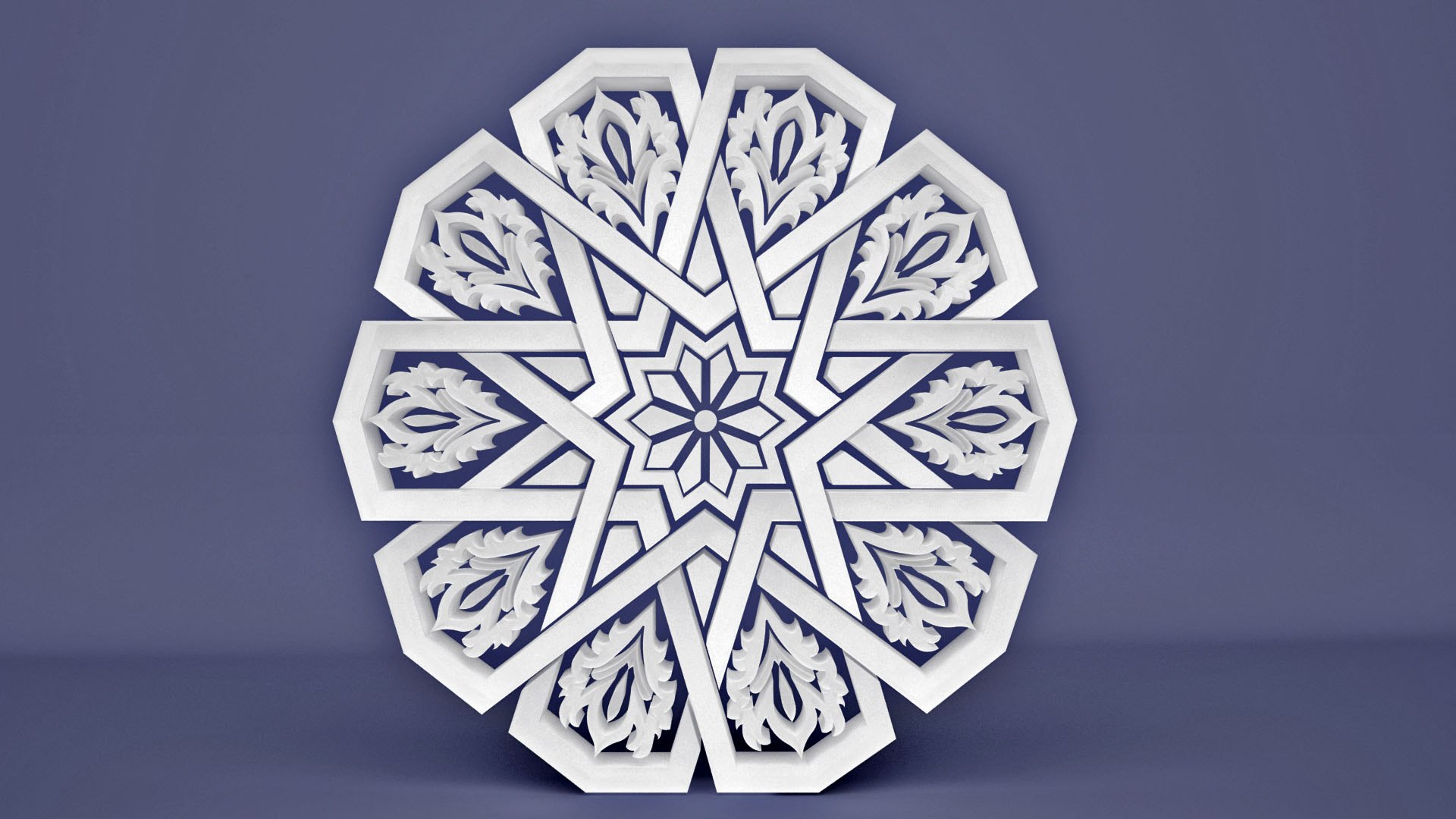 3D Islamic Pattern Model - TurboSquid 1244772