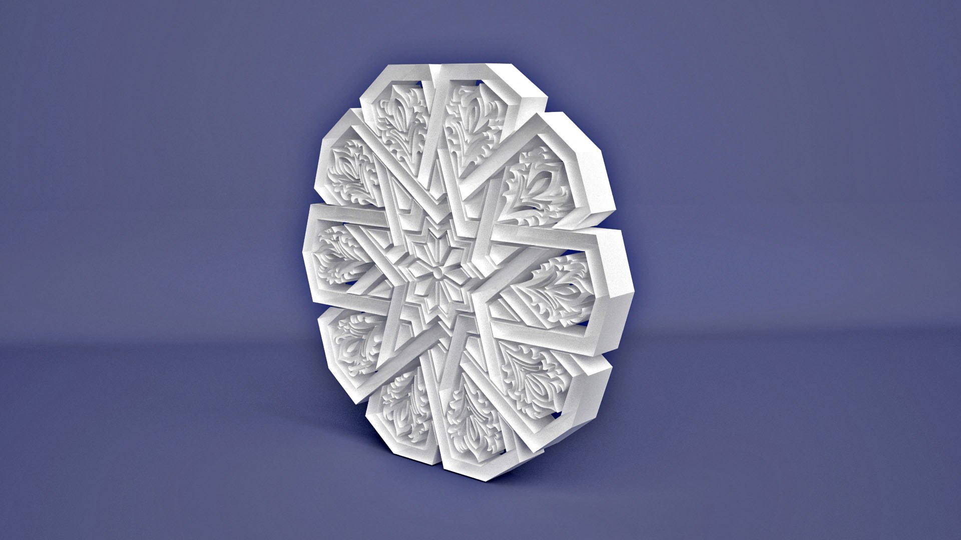 3D Islamic Pattern Model - TurboSquid 1244772
