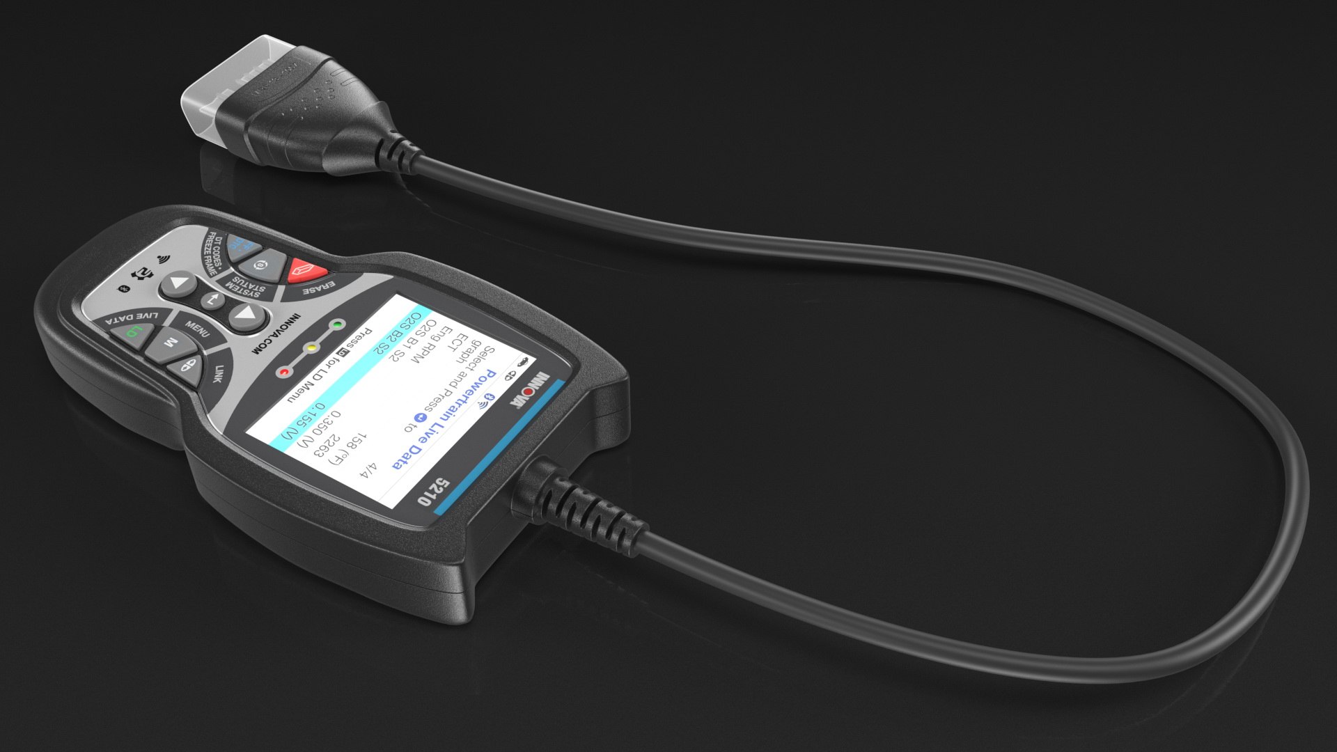 Code Scanner Innova CarScan Pro 5210 3D Model - TurboSquid 1772222