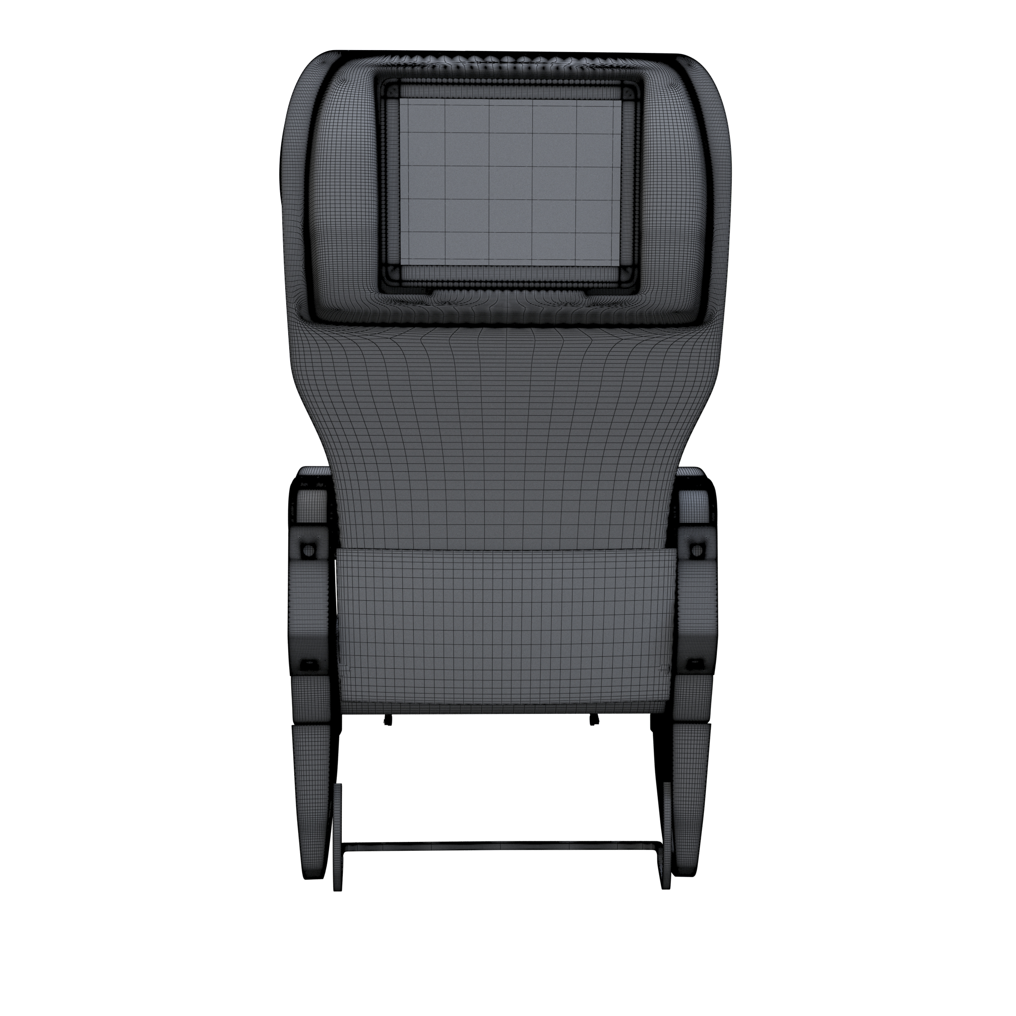 3D chair airplane aircraft seat model - TurboSquid 1376890