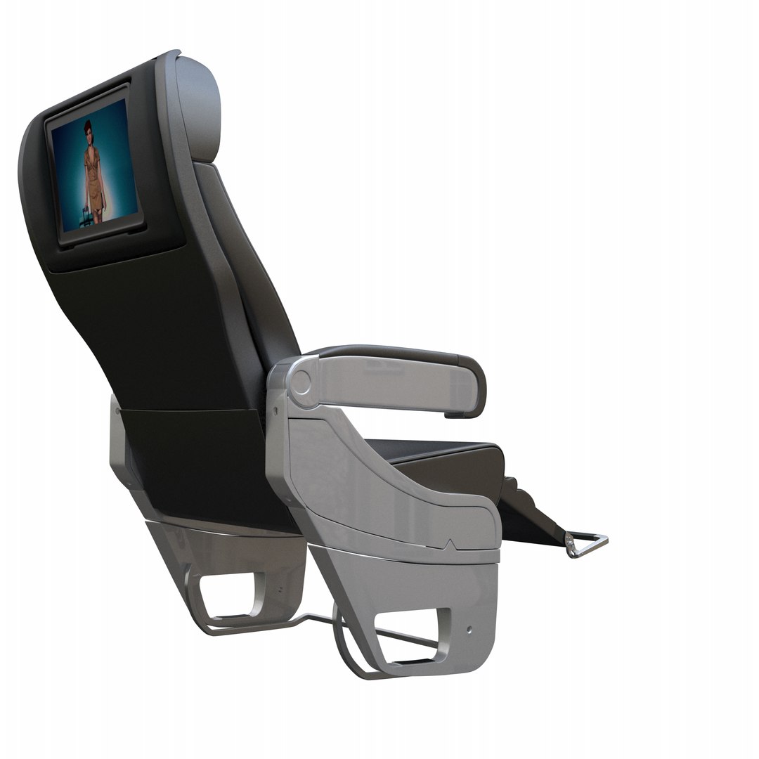 3D Chair Airplane Aircraft Seat Model - TurboSquid 1376890