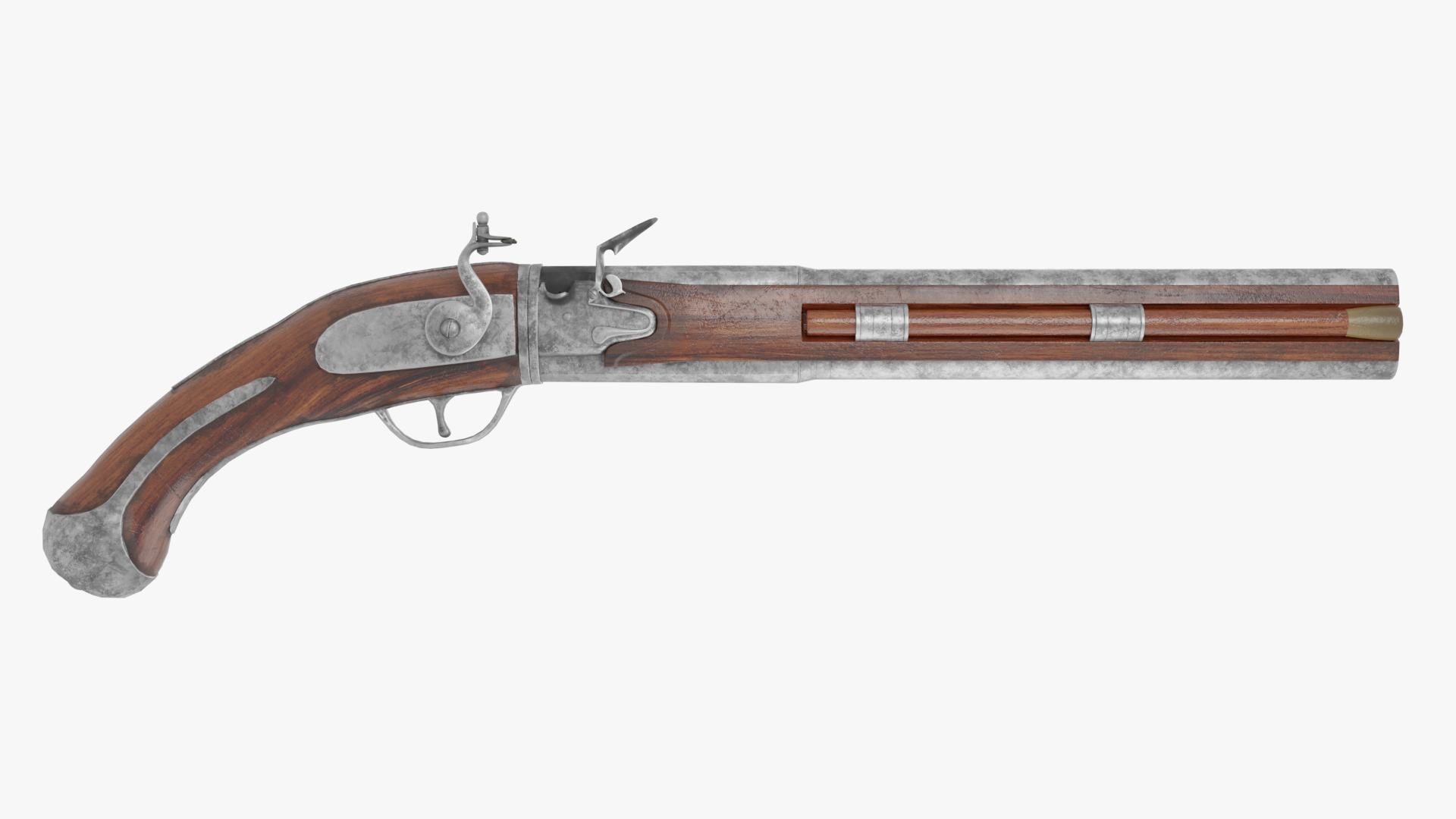 FLINTLOCK WENDER PISTOL LATE 17TH EARLY 18TH C 3D - TurboSquid 2006257