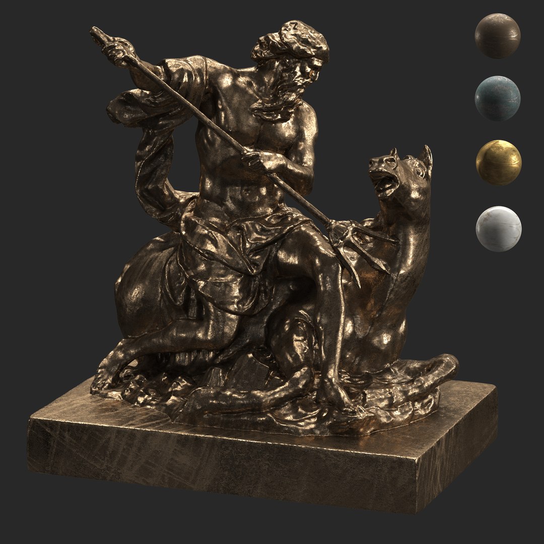 Neptune Statue 3D Model - TurboSquid 2089445