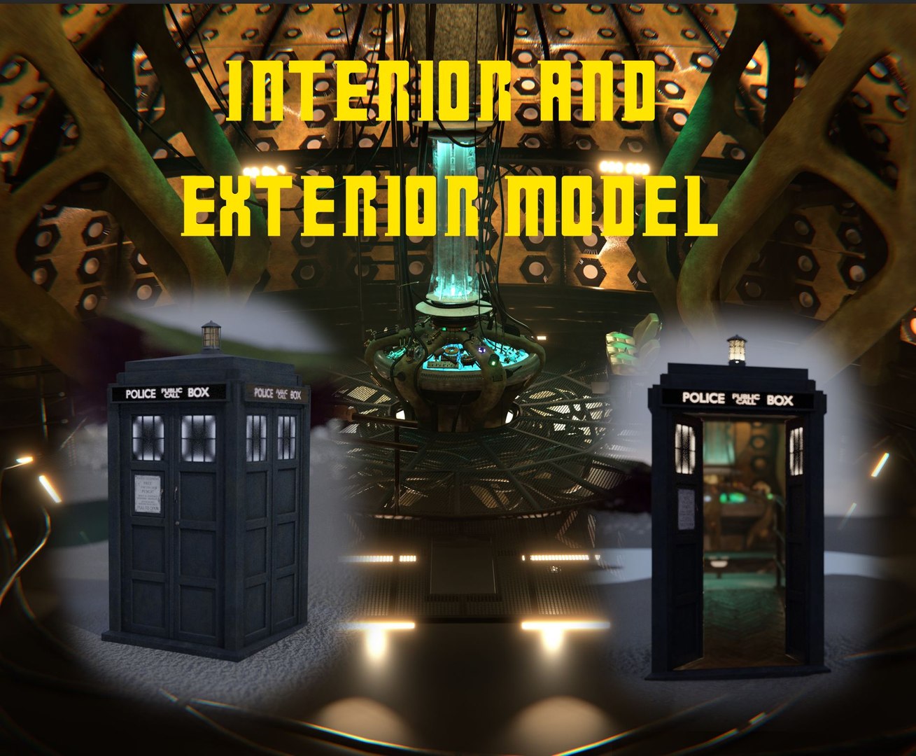 Free 3D DOCTOR WHO Coral TARDIS - TurboSquid 2155585