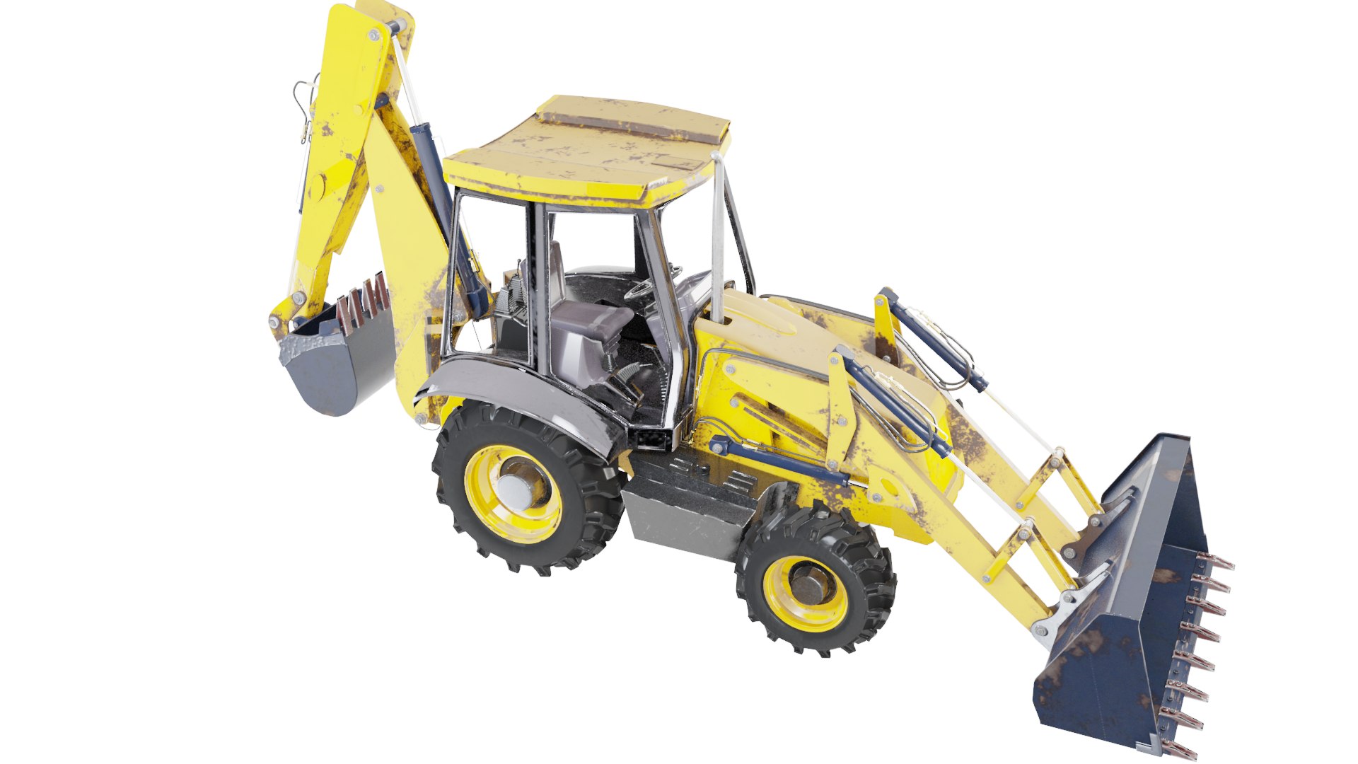 Digger 3D Model - TurboSquid 1709420