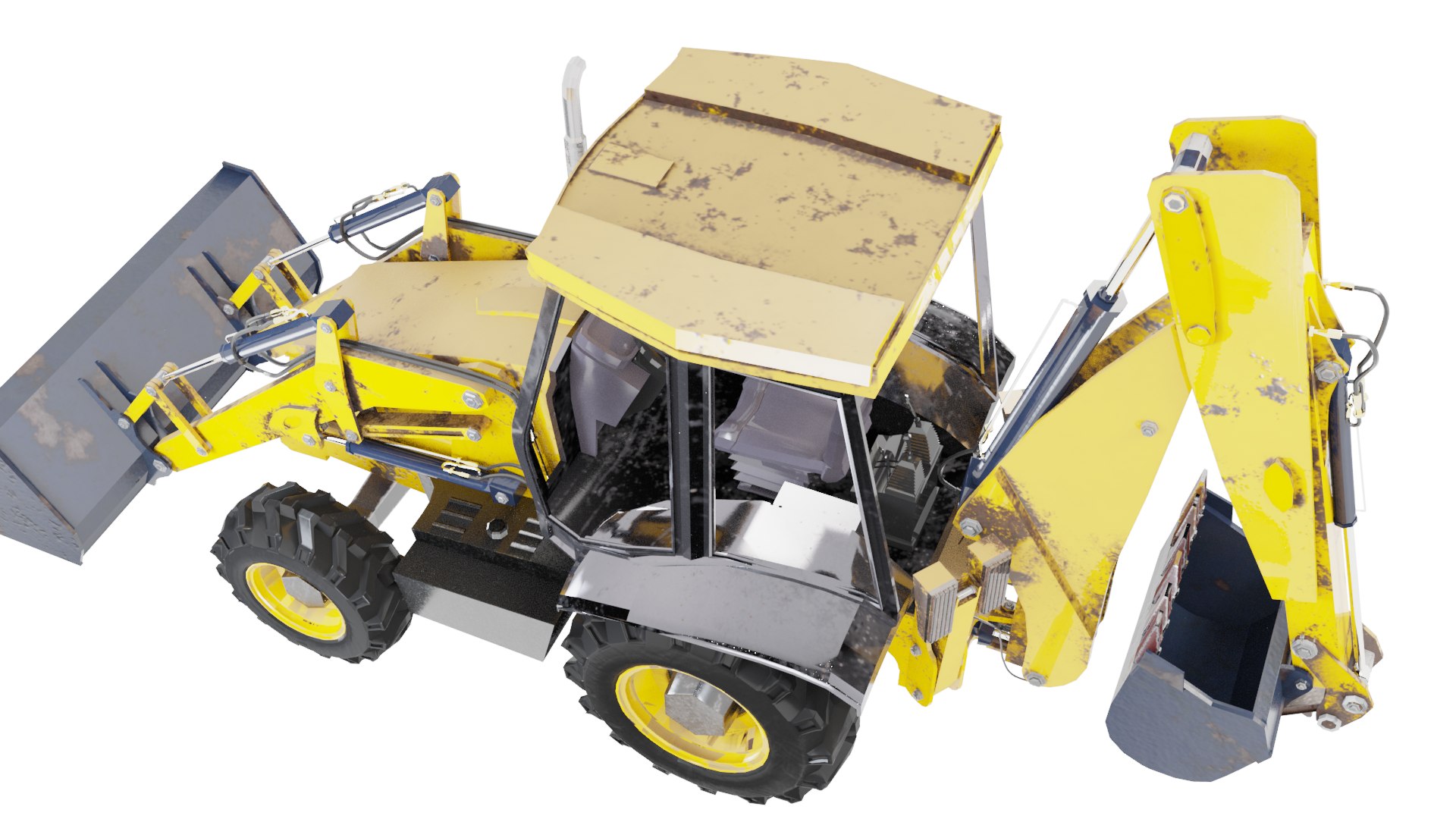 Digger 3D Model - TurboSquid 1709420