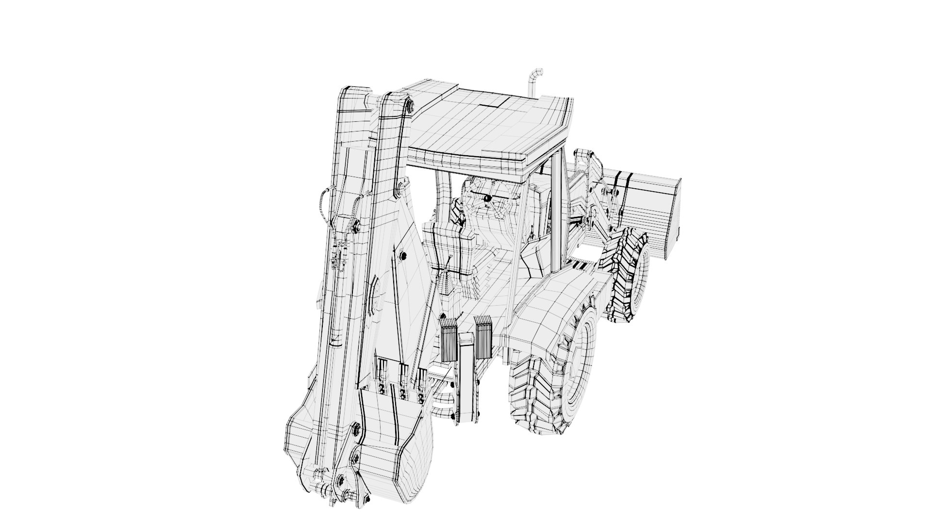 Digger 3D Model - TurboSquid 1709420