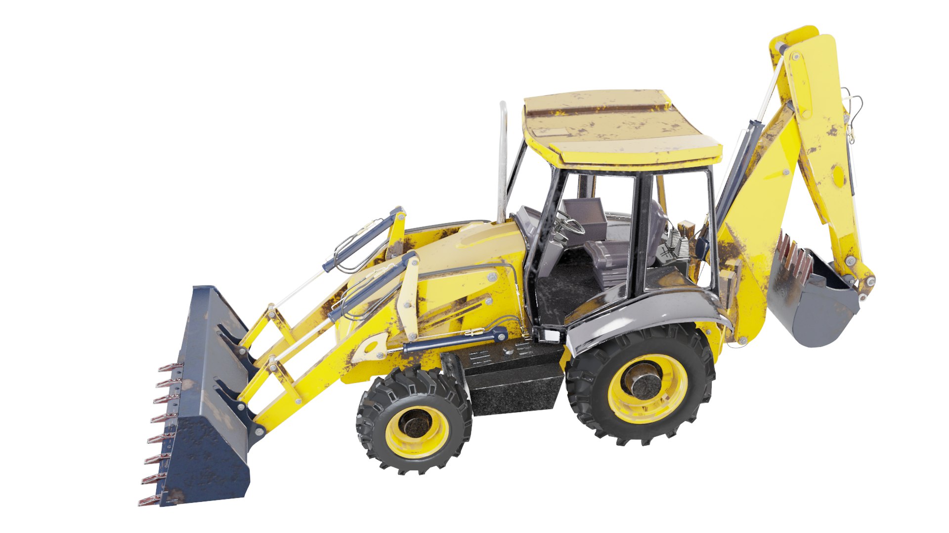 Digger 3D Model - TurboSquid 1709420