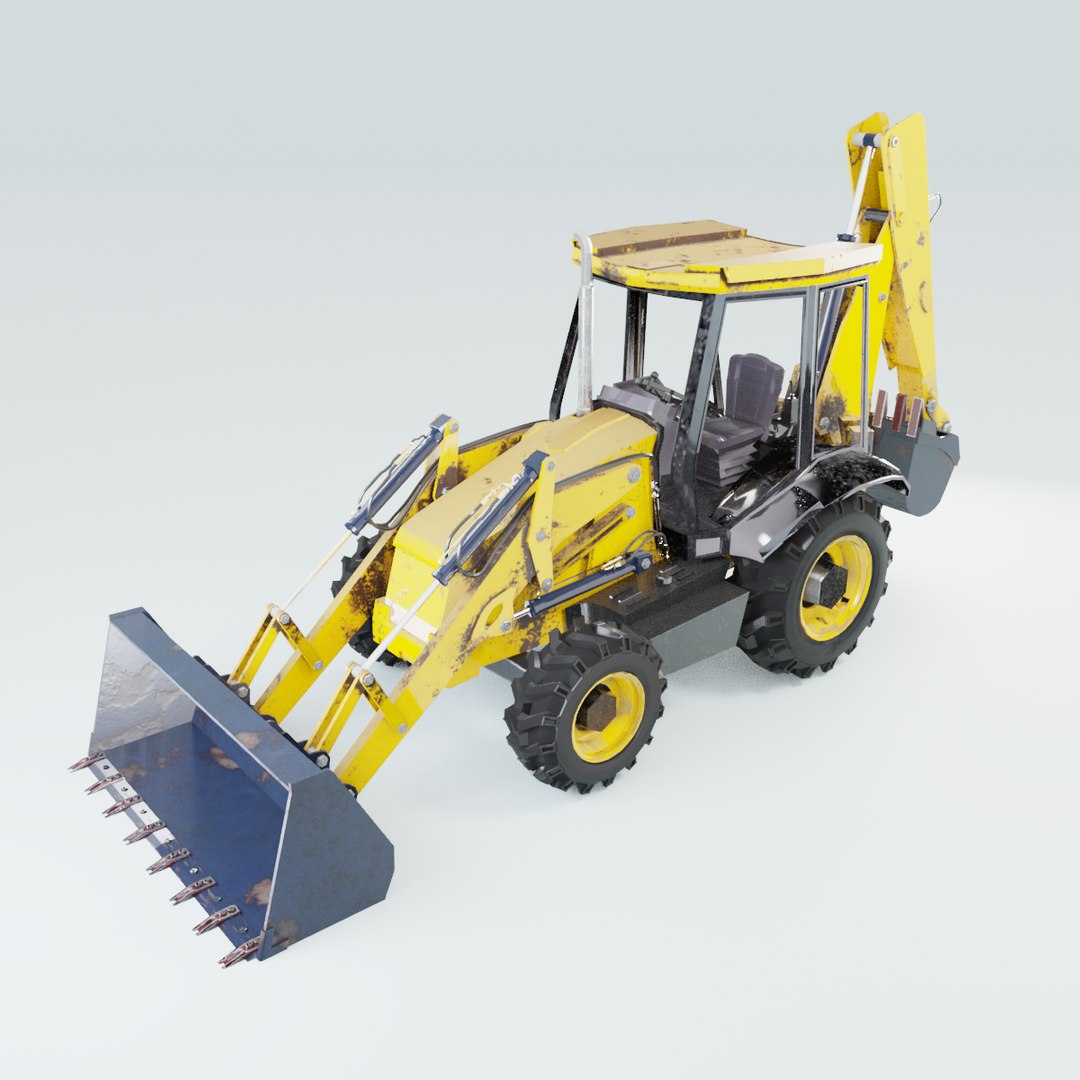 Digger 3D Model - TurboSquid 1709420