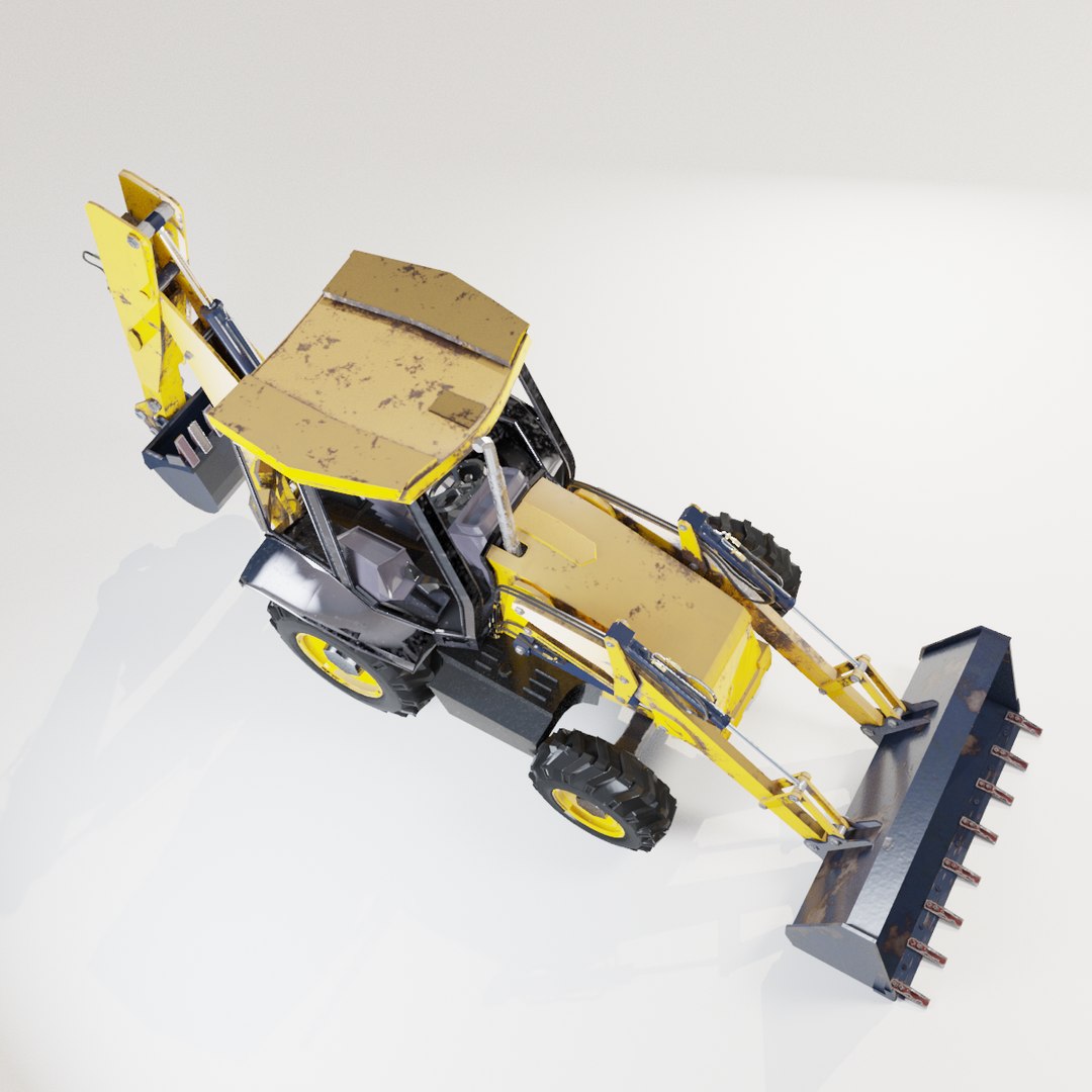 Digger 3D Model - TurboSquid 1709420
