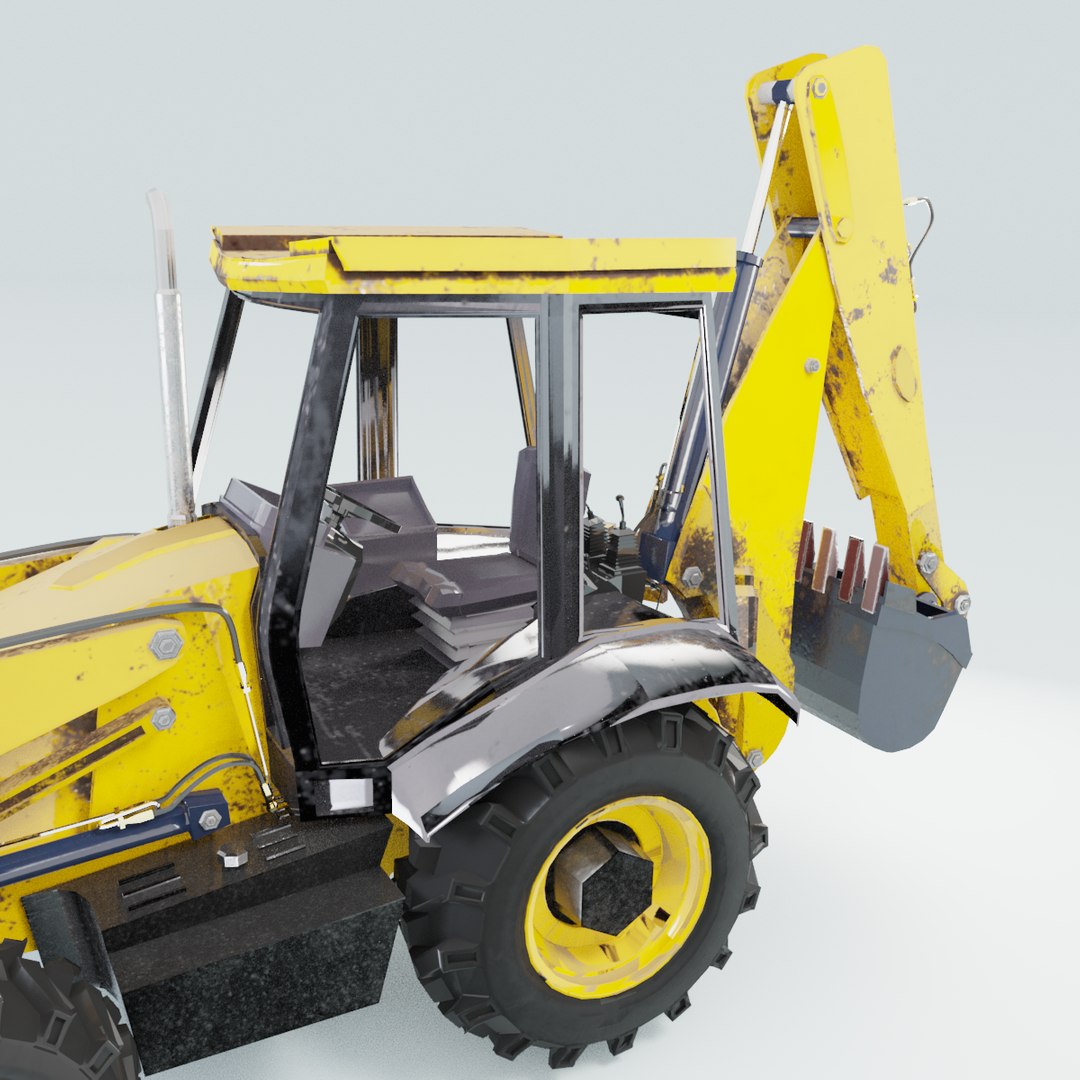 Digger 3D Model - TurboSquid 1709420