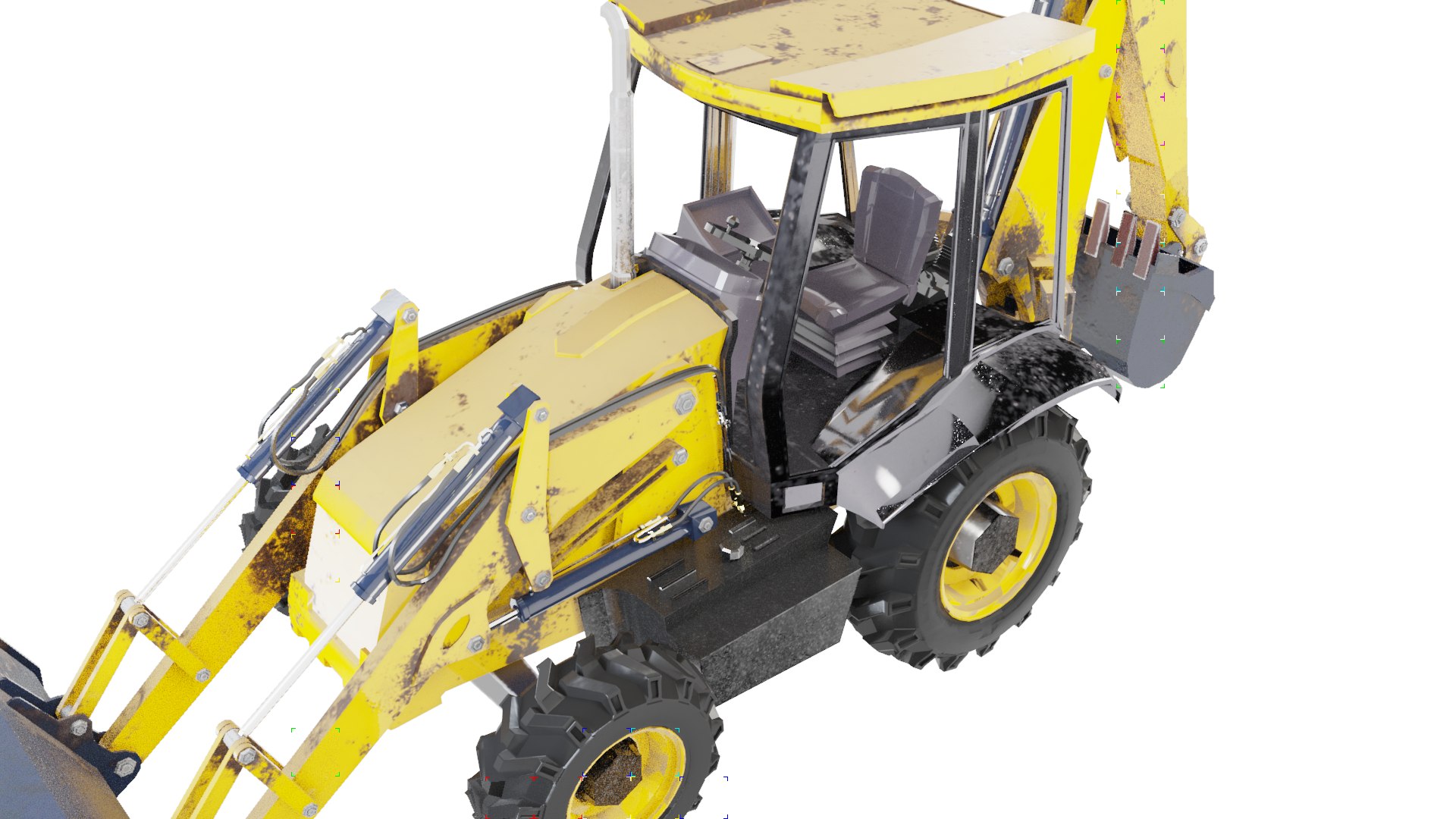 Digger 3D Model - TurboSquid 1709420