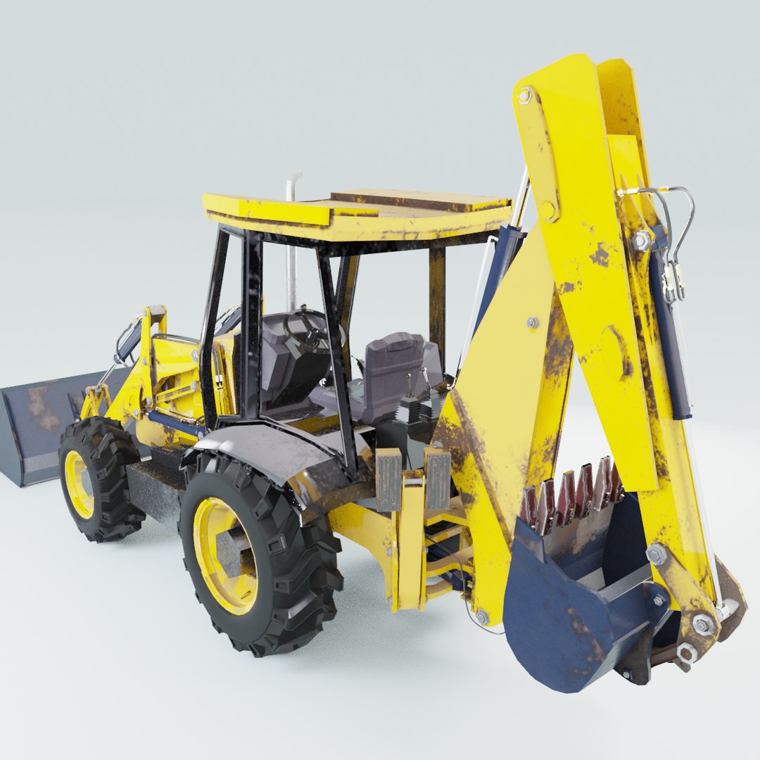 Digger 3D Model - TurboSquid 1709420