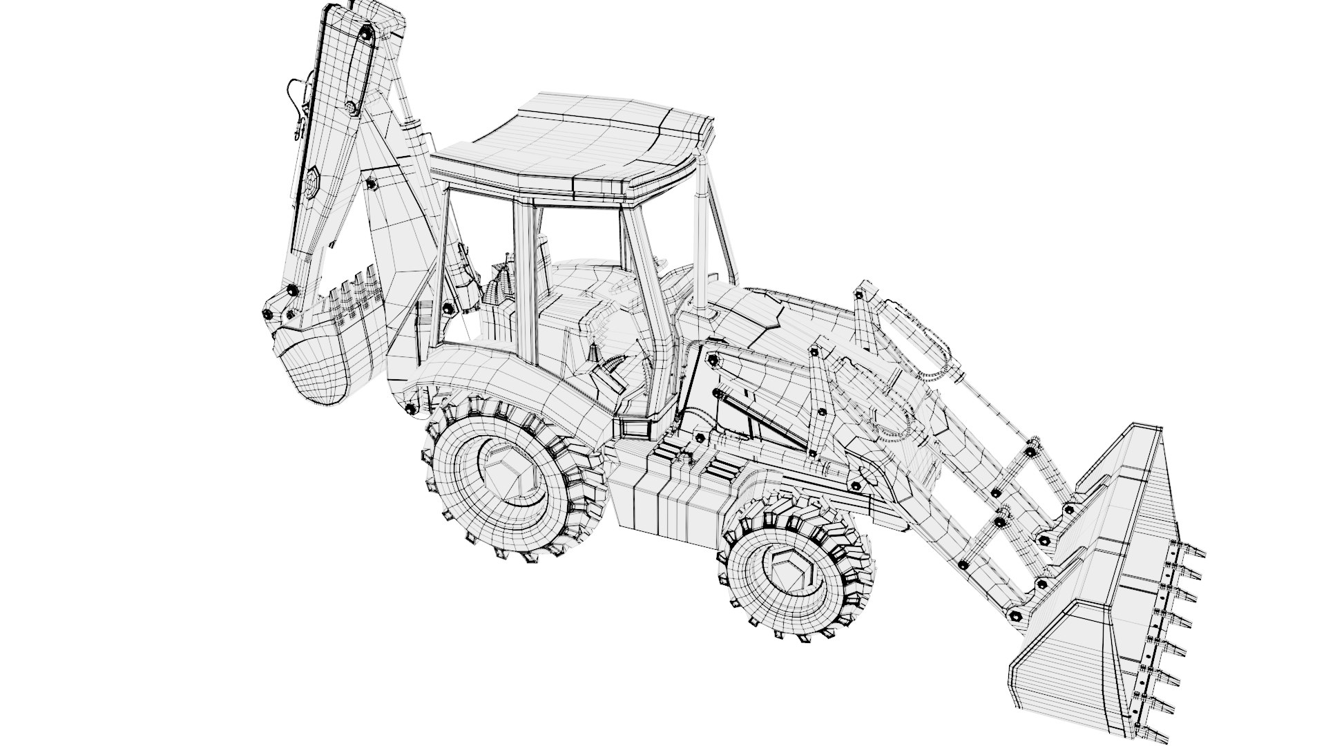 Digger 3D Model - TurboSquid 1709420