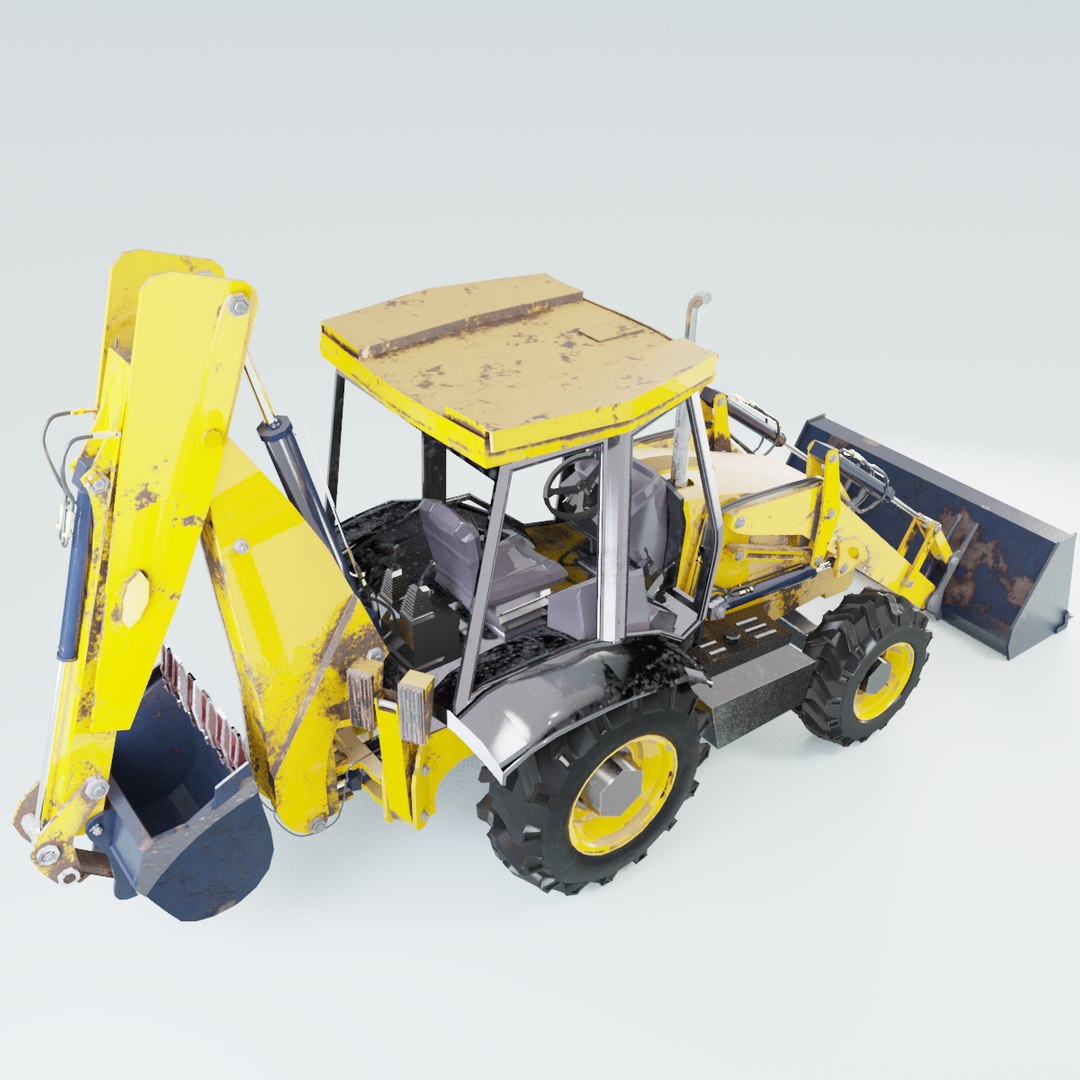 Digger 3D Model - TurboSquid 1709420